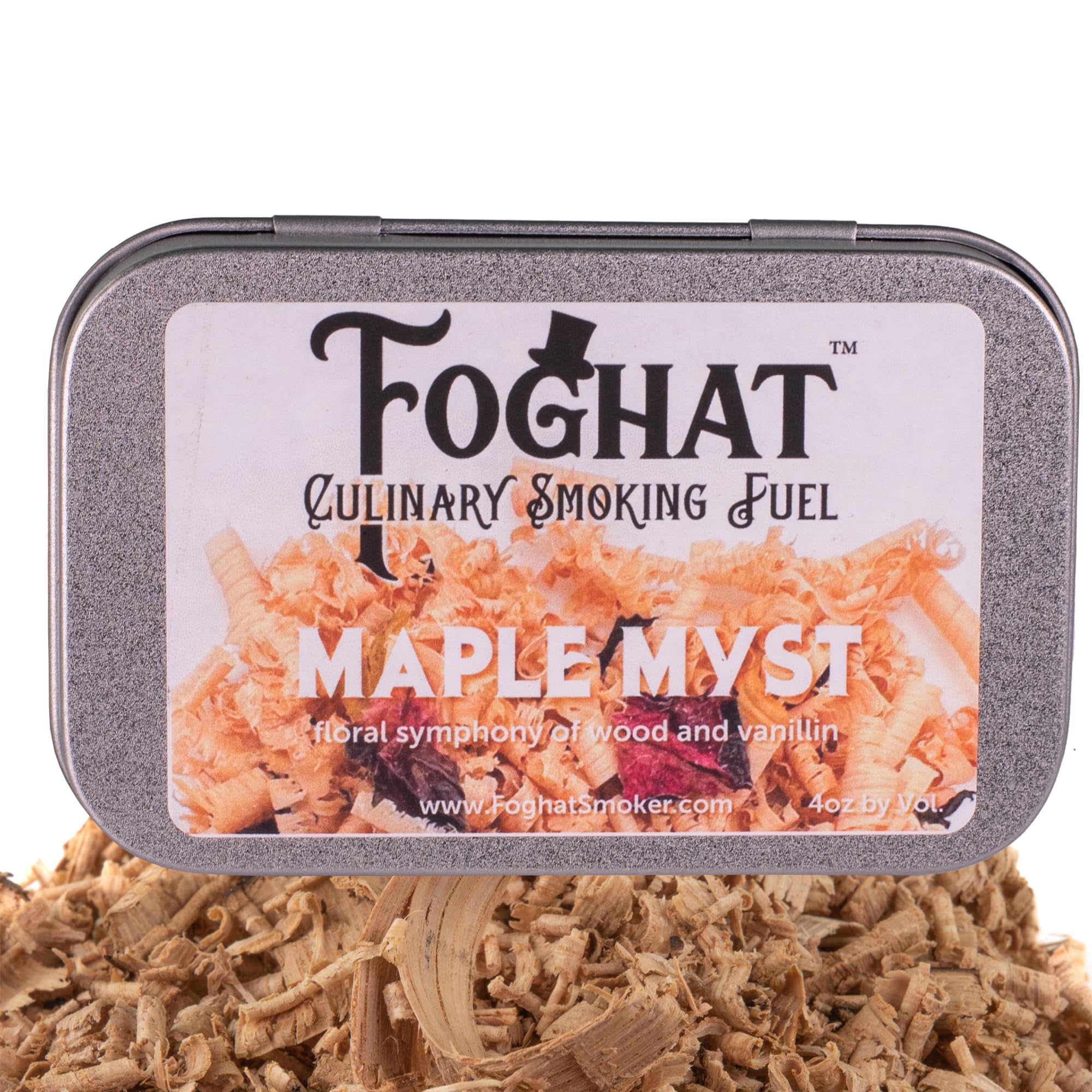 Foghat Cocktail Smoker Wood Chips - 4oz Maple Myst Shavings for Smoker ...