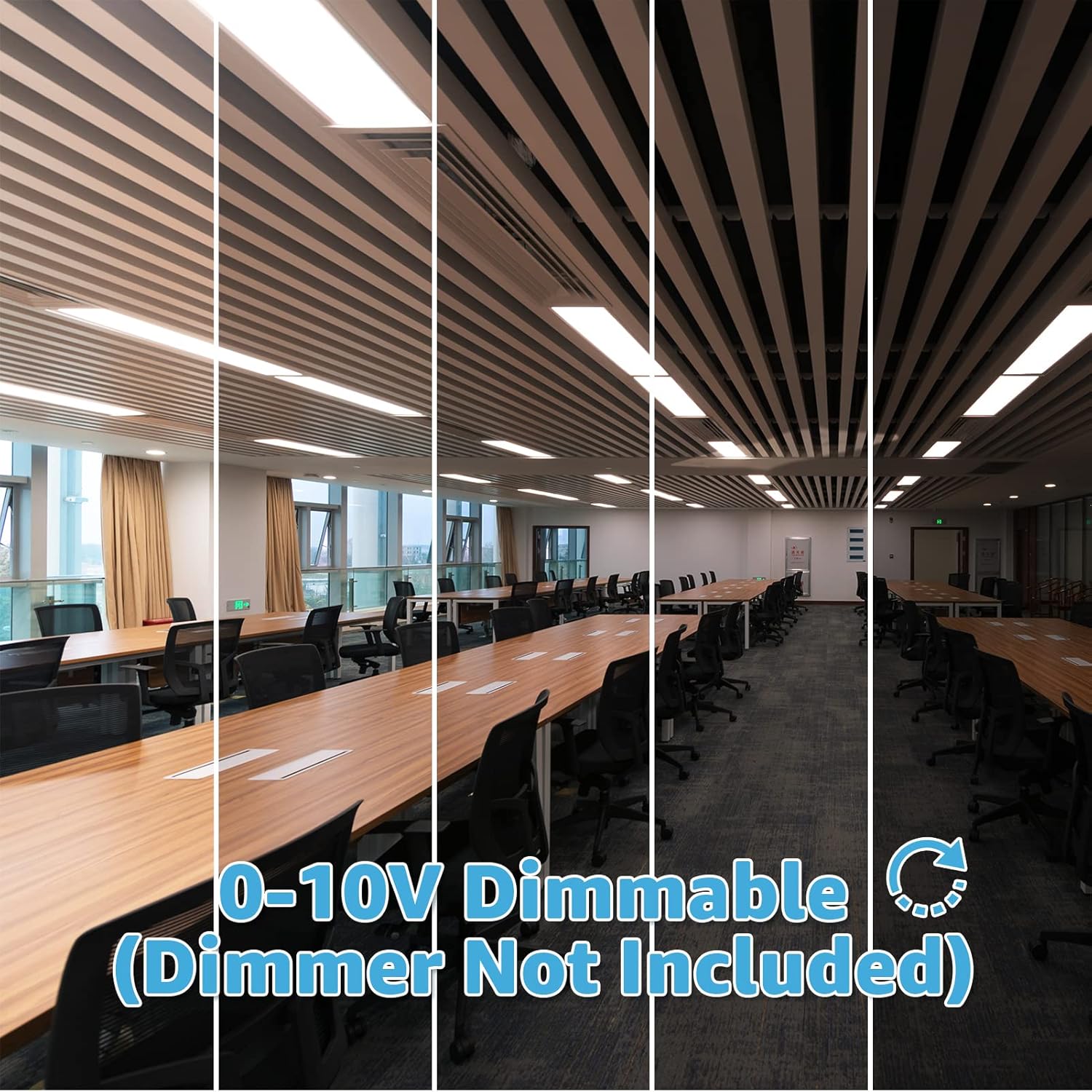 Art3d Luz de panel plano LED de 1 x 4 pies, temperatura de color ...