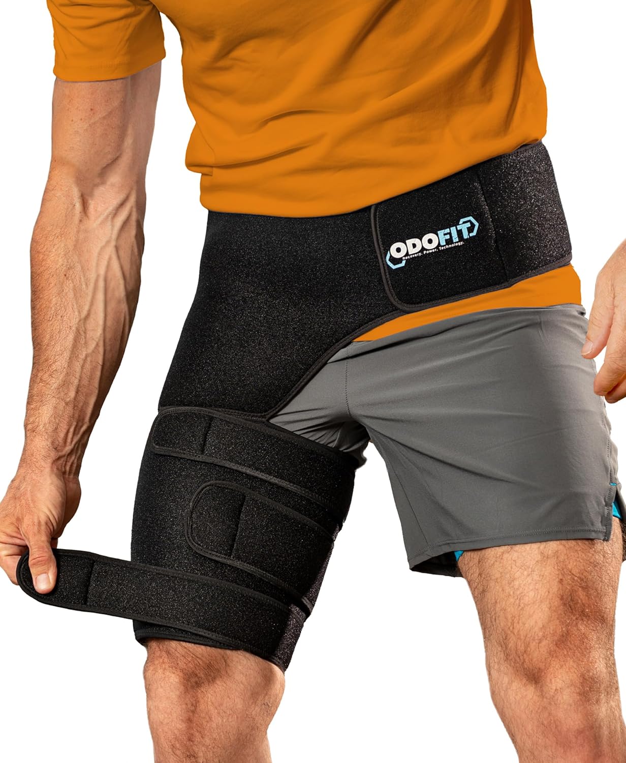 UNIQUE Design Recovery Groin Support - 6 Benefits for Pulled Muscles in ...