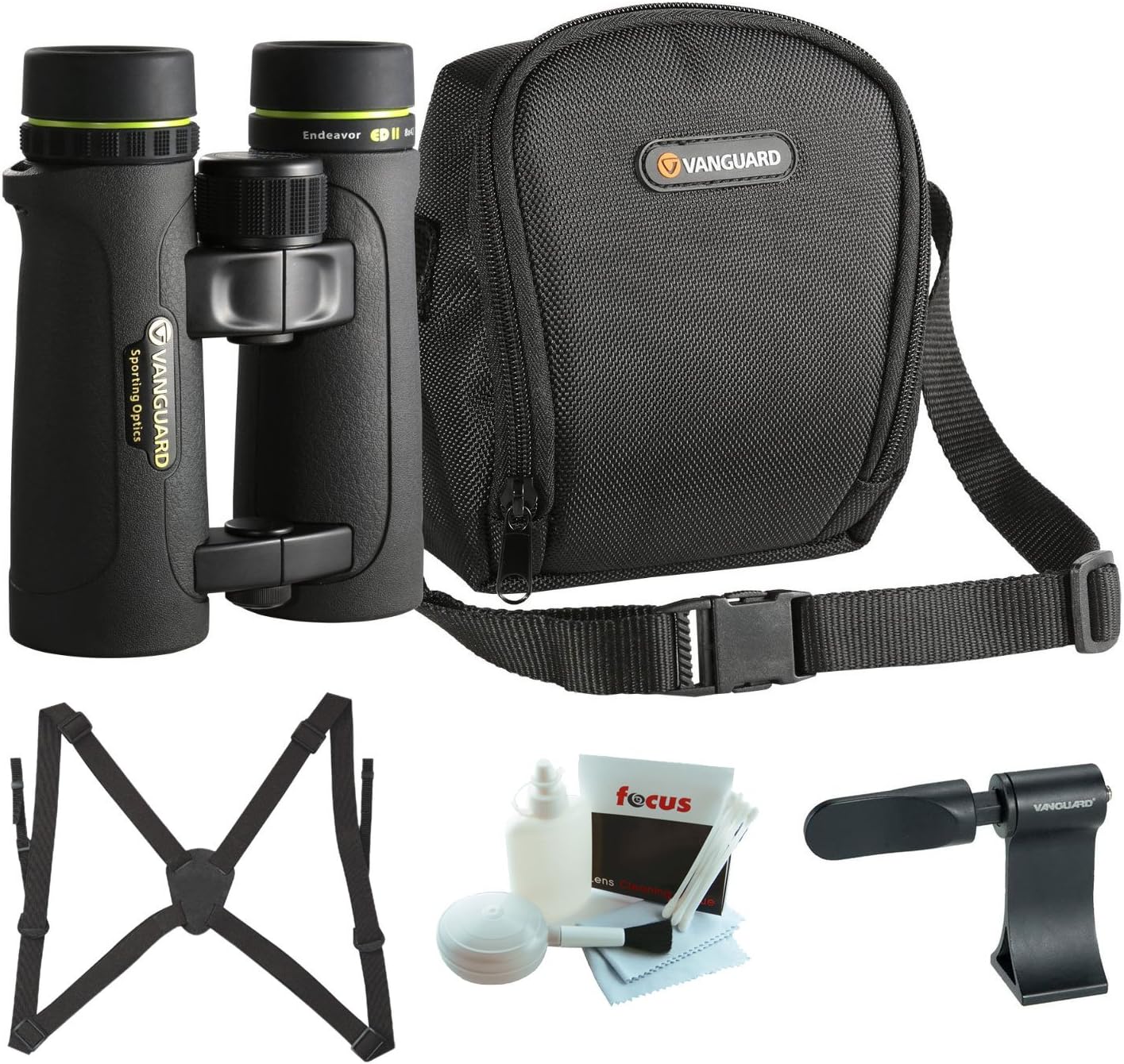 Amazon.com: Vanguard Endeavor ED II 8x42 Binoculars w/ Adapter ...