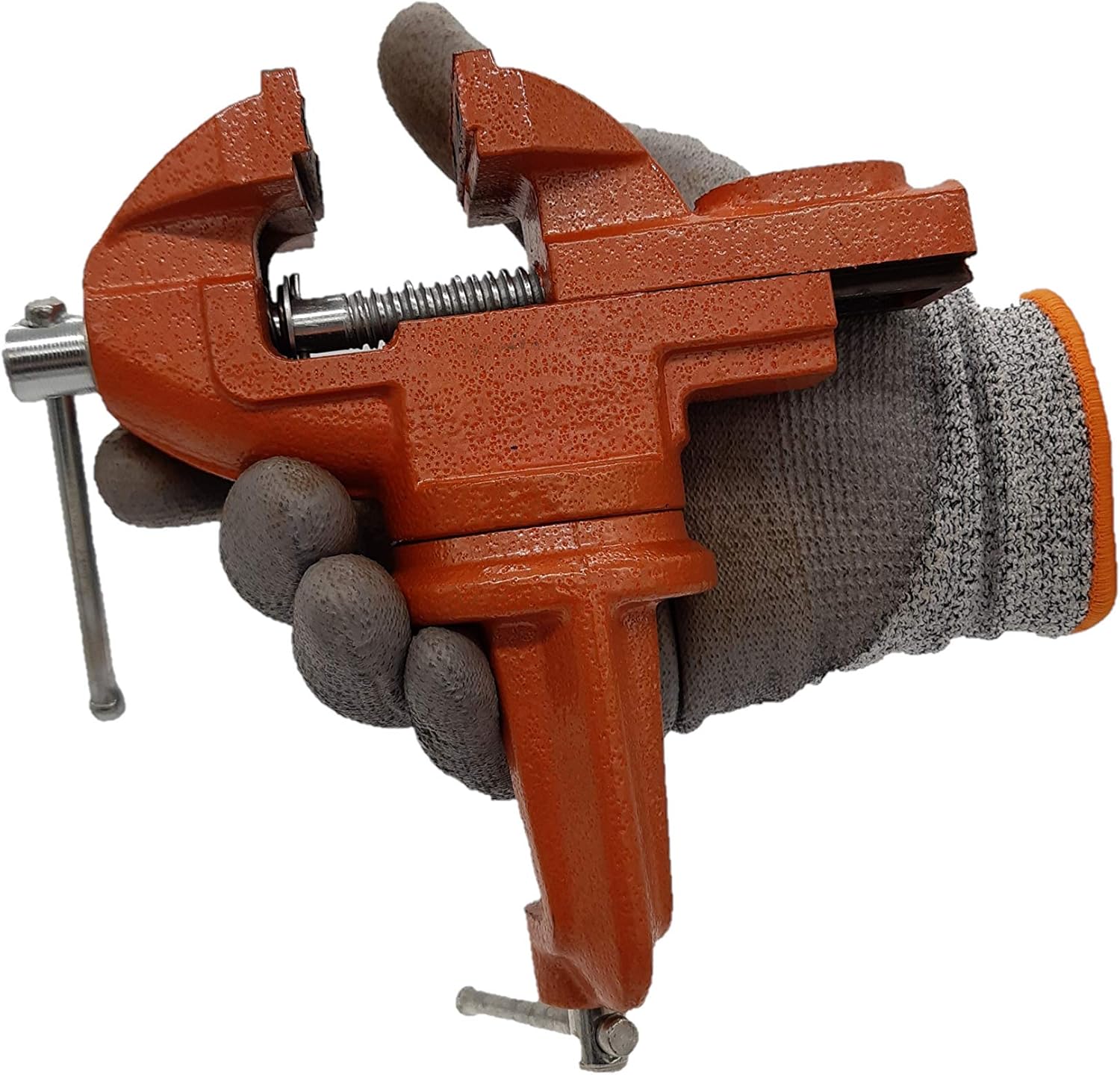 TOOLSTEK WOKIN Mini Swivel Rotating Base Table Bench Vice Clamp 2” 50MM ...