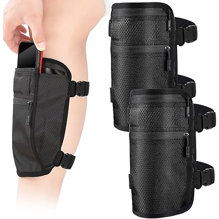 Amazon.com: Cell Phone Calf/Leg Band Holster 2 Pack Nonslip Band ...