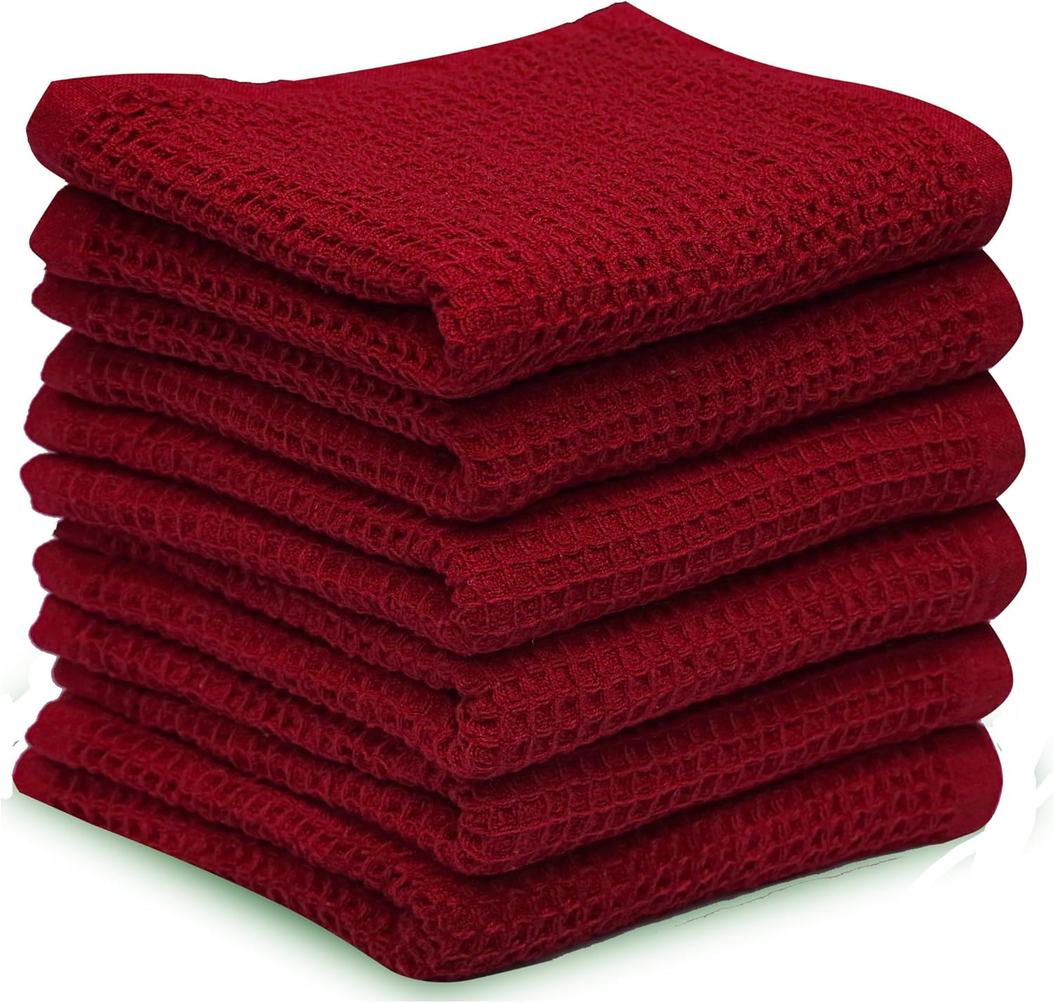 LITO LINEN AND TOWEL Premium Cotton Classic Waffle Weave Kitchen Dish ...