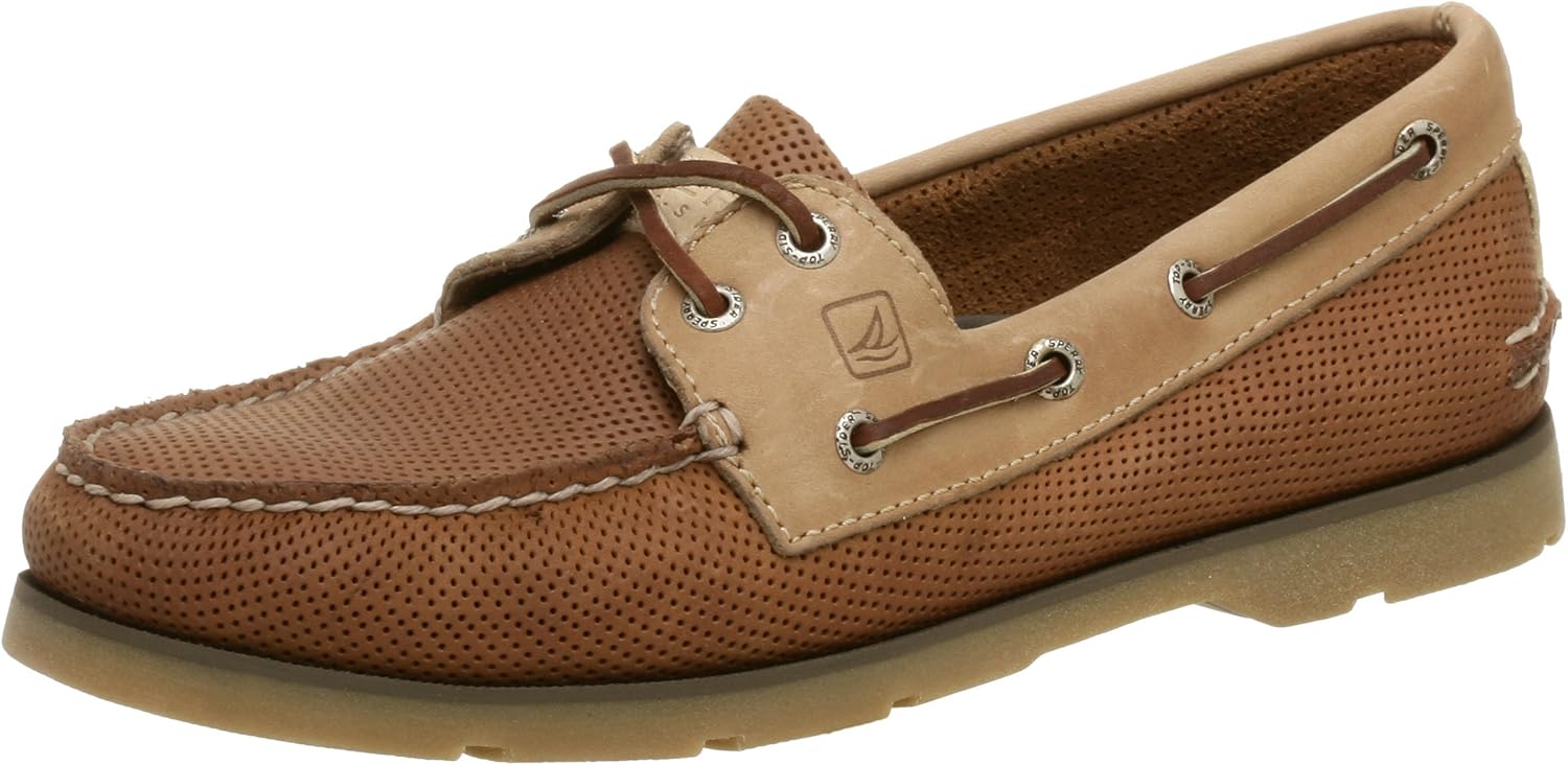 Amazon.com | Sperry Top-Sider Men's Seafarer 2 Eye Boat Shoe,Sahara,11. ...