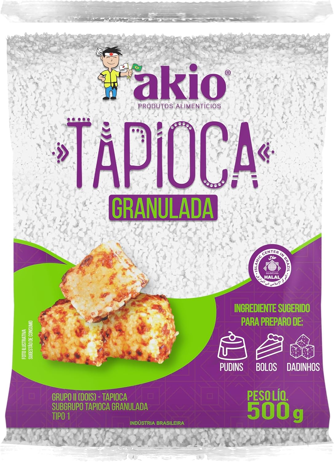 Akio Tapioca Granulada 500G | Amazon.com.br