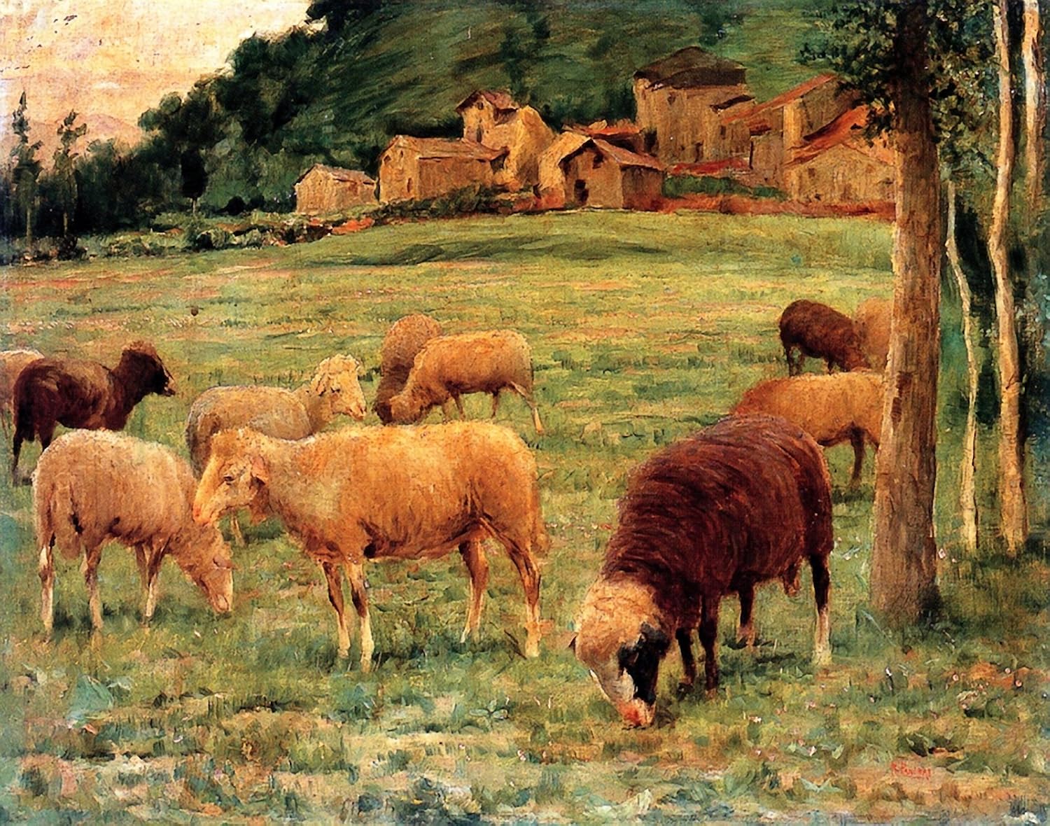 Amazon.com: Ruggero Panerai The Flock Private Collection 30" x 24" Fine ...