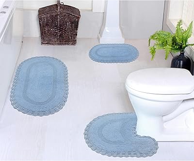 Amazon.com: ELDONE You Look Good Bath Mat - Cute Light Blue Bathroom ...