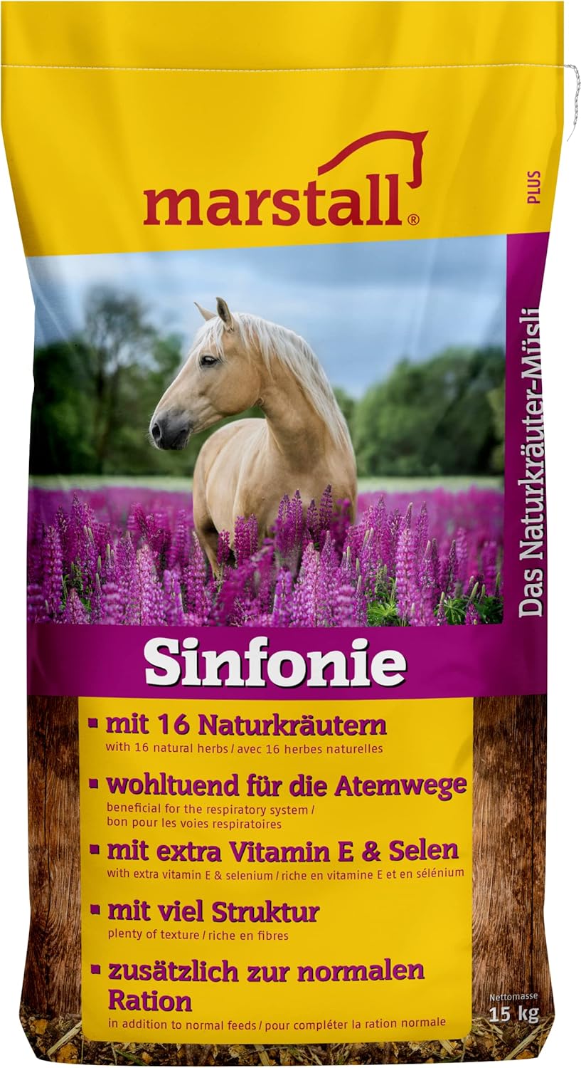 marstall Premium-Pferdefutter Sinfonie, 1er Pack (1 x 15 kilograms ...