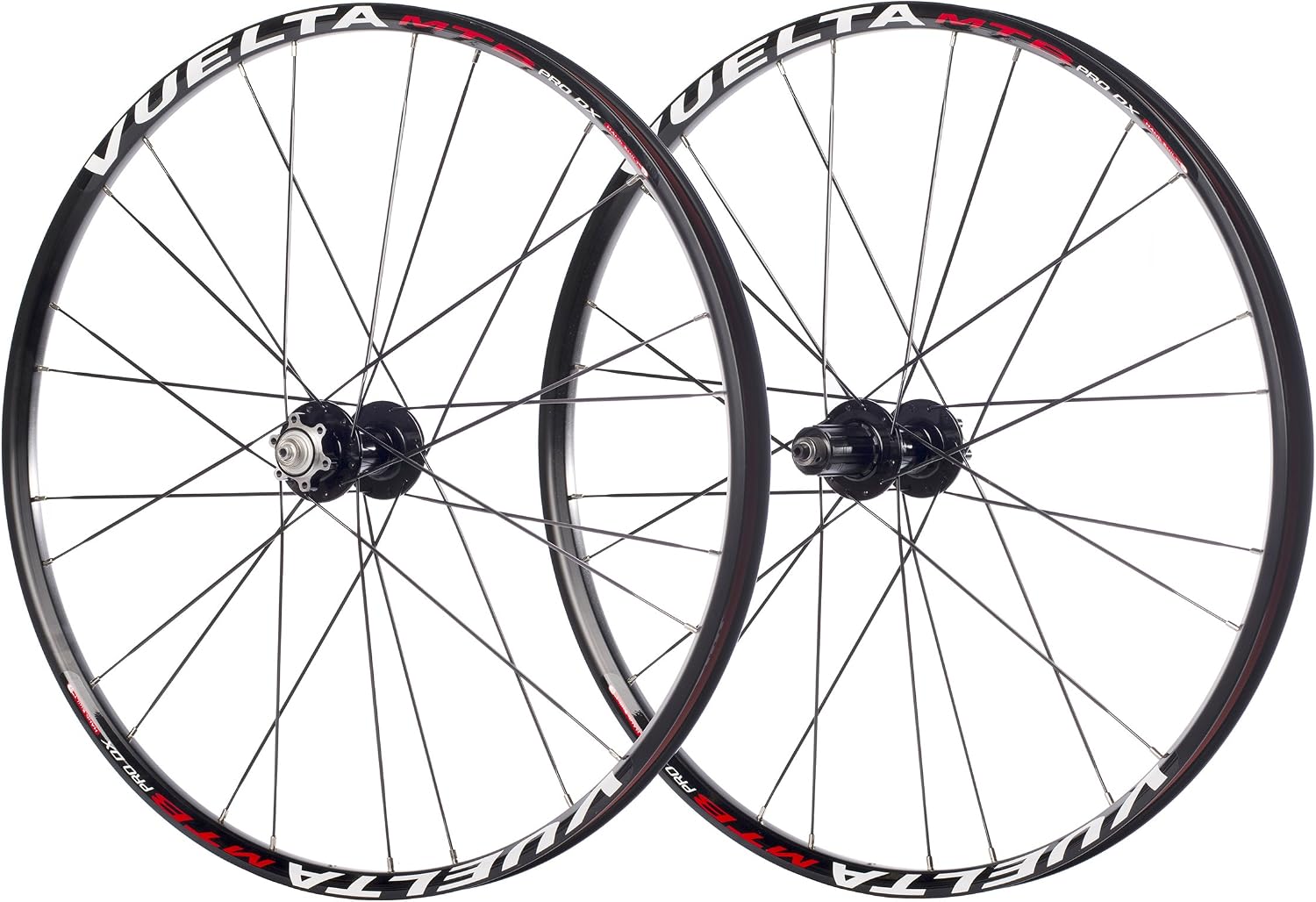 Amazon.com : Vuelta MTB Pro DX Wheel Set, Black, 27 1/2-Inch : Sports ...