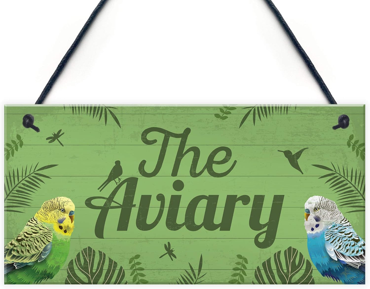 Red Ocean The Aviary Bird Aviary Sign Bird Accessories For Cage Garden ...