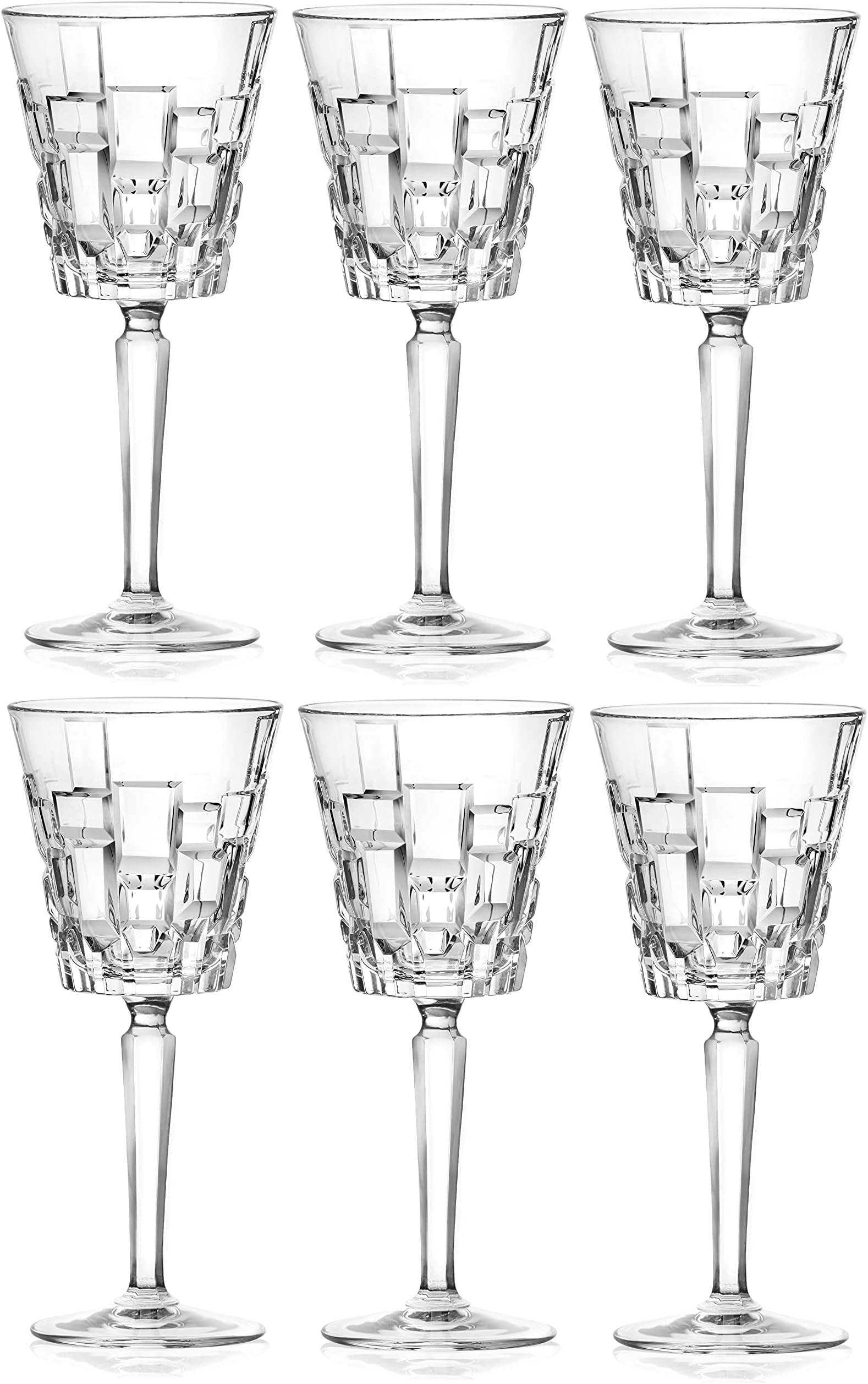 Amazon.com | RCR Opera Luxion Crystal Hi-Ball Glasses, Set of 6, 14 cm ...