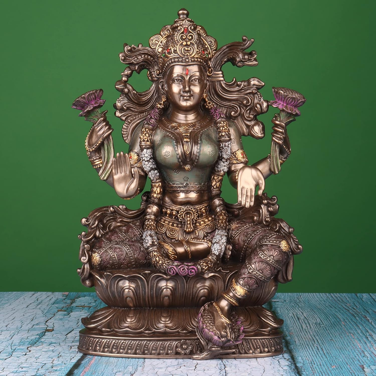 Indian Goddess of Wealth - Maa Lakshmi Statue for Nepal | Ubuy