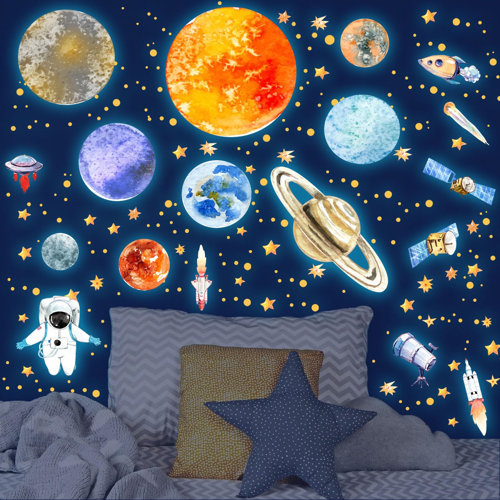Space Galaxy Star Wall Decal