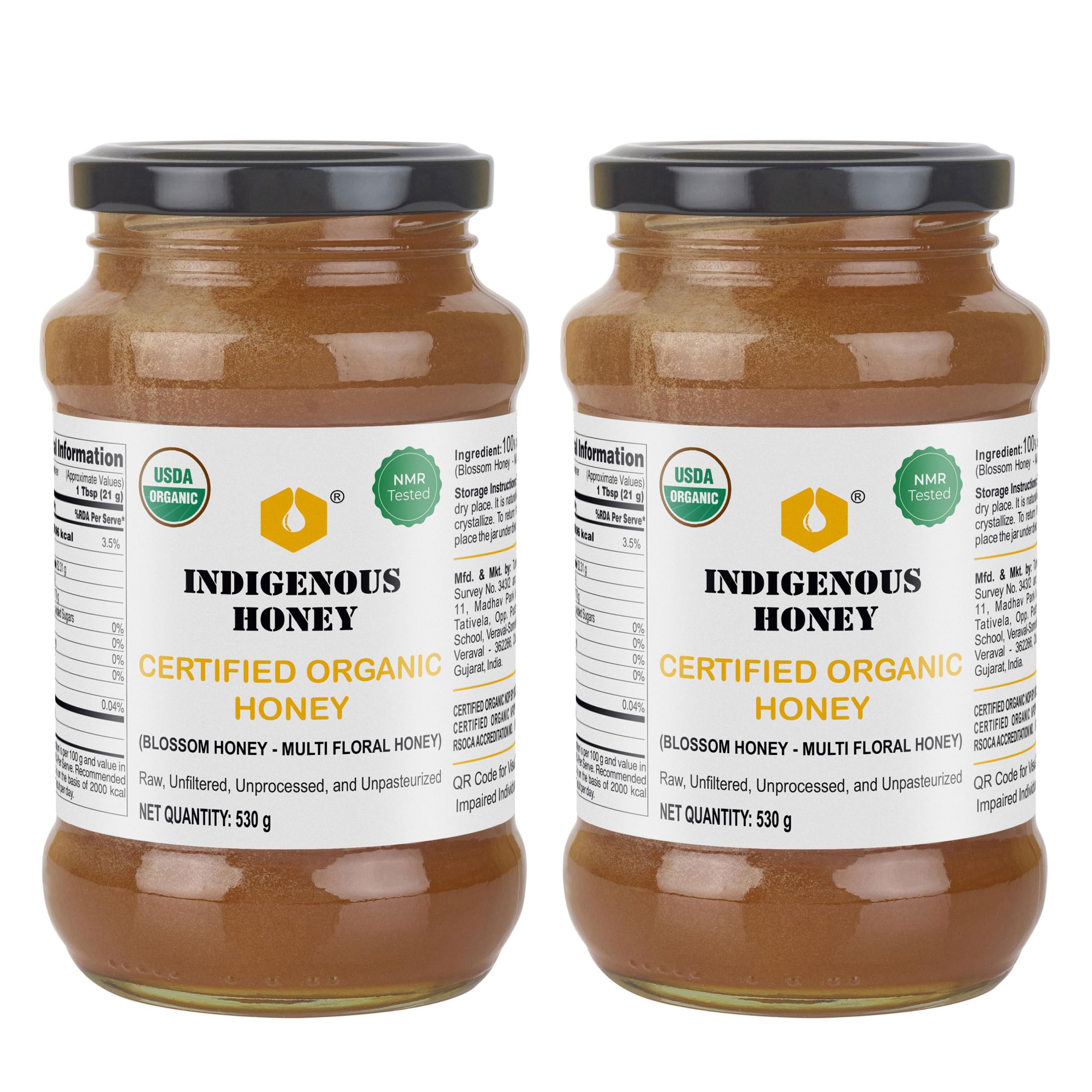 INDIGENOUS HONEY Raw Organic Honey Unprocessed Unfiltered Unpasteurized ...