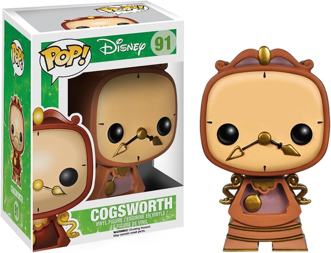 Amazon.com: Funko POP Disney: Cogsworth Action Figure : Toys & Games