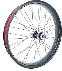 Amazon.com : SZWEDI 26x4.0 Rear Fat Bike Wheel Bolt On Snow Bicycle 26 ...