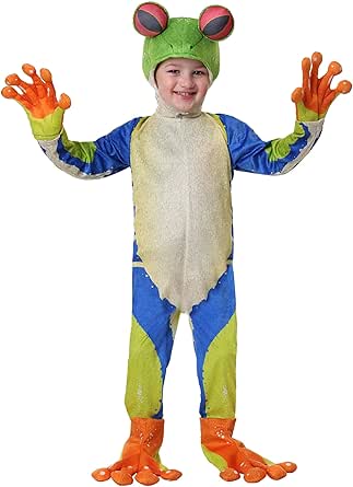 Amazon.com: Realistic Tree Frog Costume for Toddlers - Jumpsuit with ...