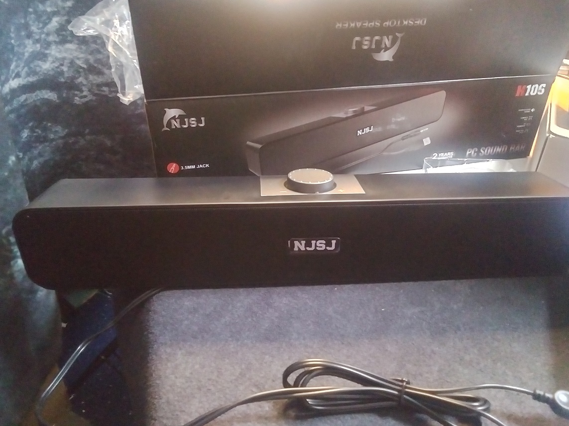 Watch NJSJ Soundbar for Desktop, USB-Powered Computer Speaker on Amazon ...