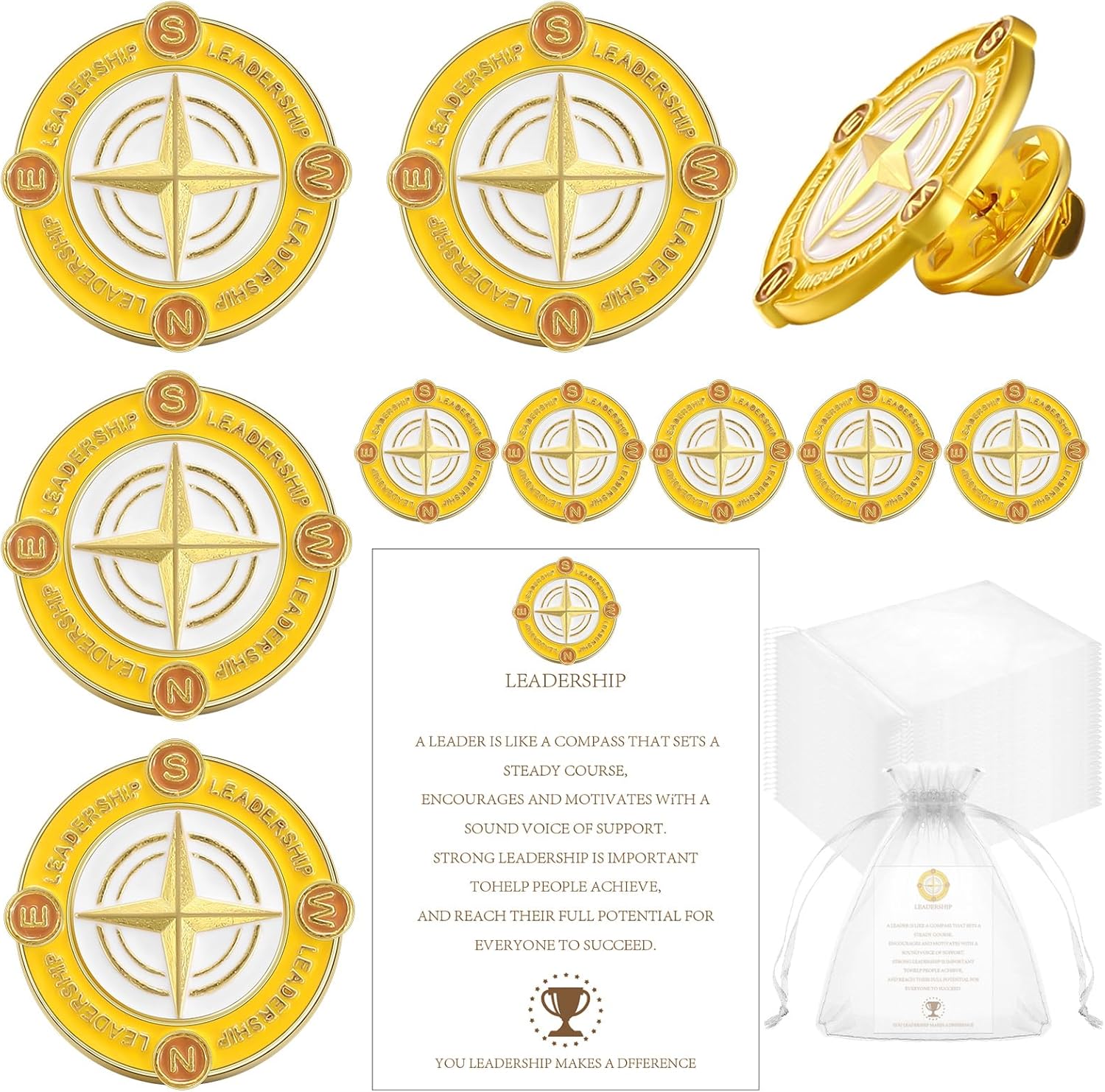 Amazon.com: Huquary 12 Set Leadership Appreciation Gift Employee ...