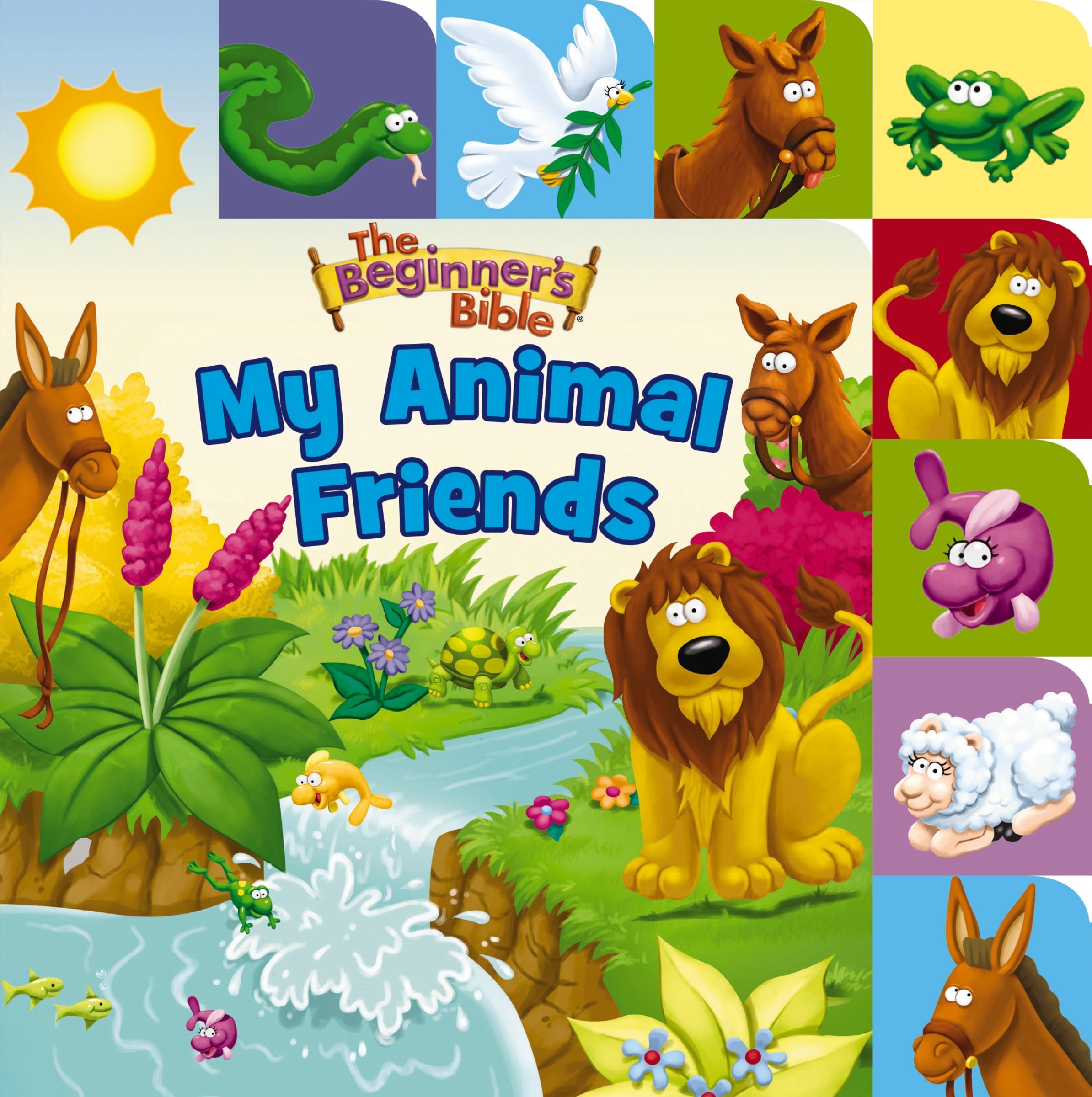 The Beginner's Bible My Animal Friends: A Point and Learn tabbed board ...