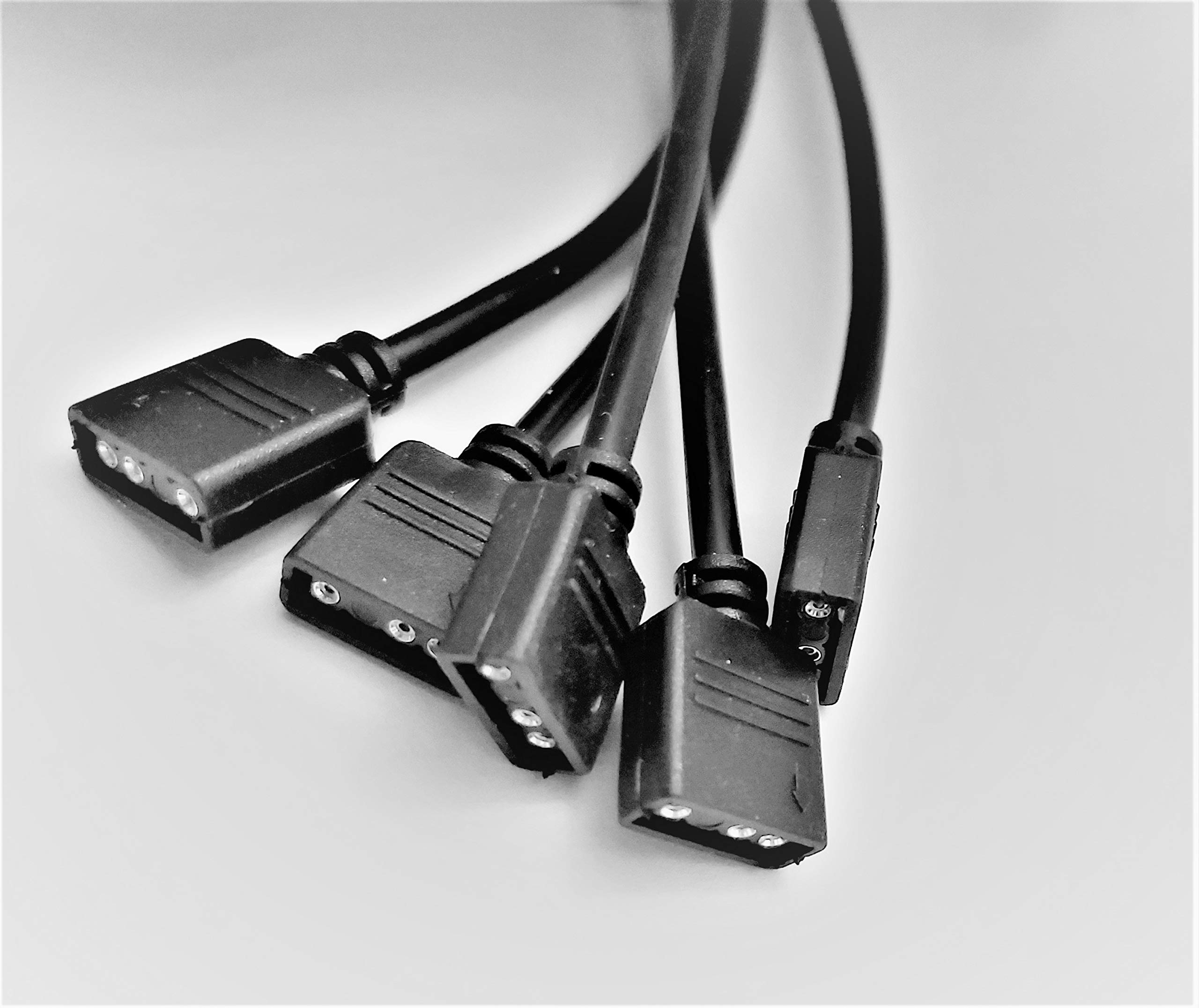 Buy Addressable RGB 1-to-5 Splitter ARGB Cable 3PIN 5V ARGB Fan Adapter ...