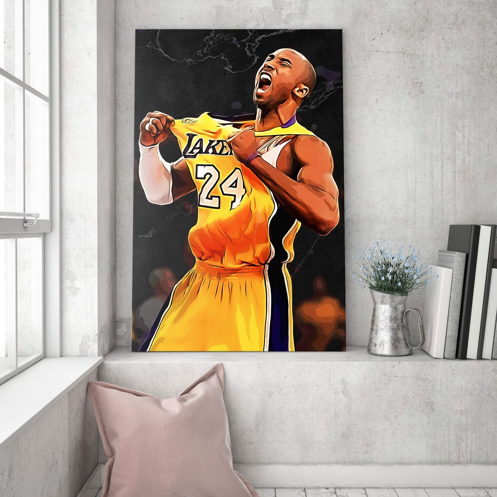Buy Kobe Bryant Canvas｜Kobe Bryant Decor｜Kobe Bryant Frame｜Kobe Bryant ...