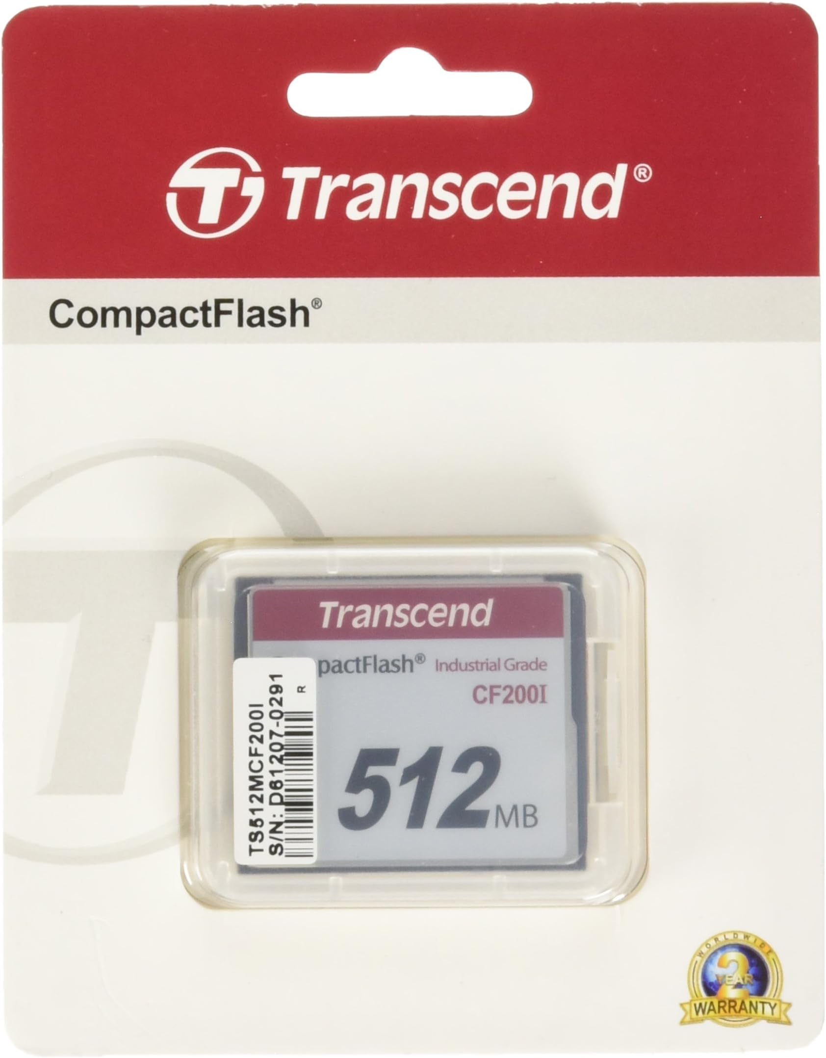 Amazon.com: Transcend TS512MCF220I 512mb Cf220i Cf Card Industrialflsh ...