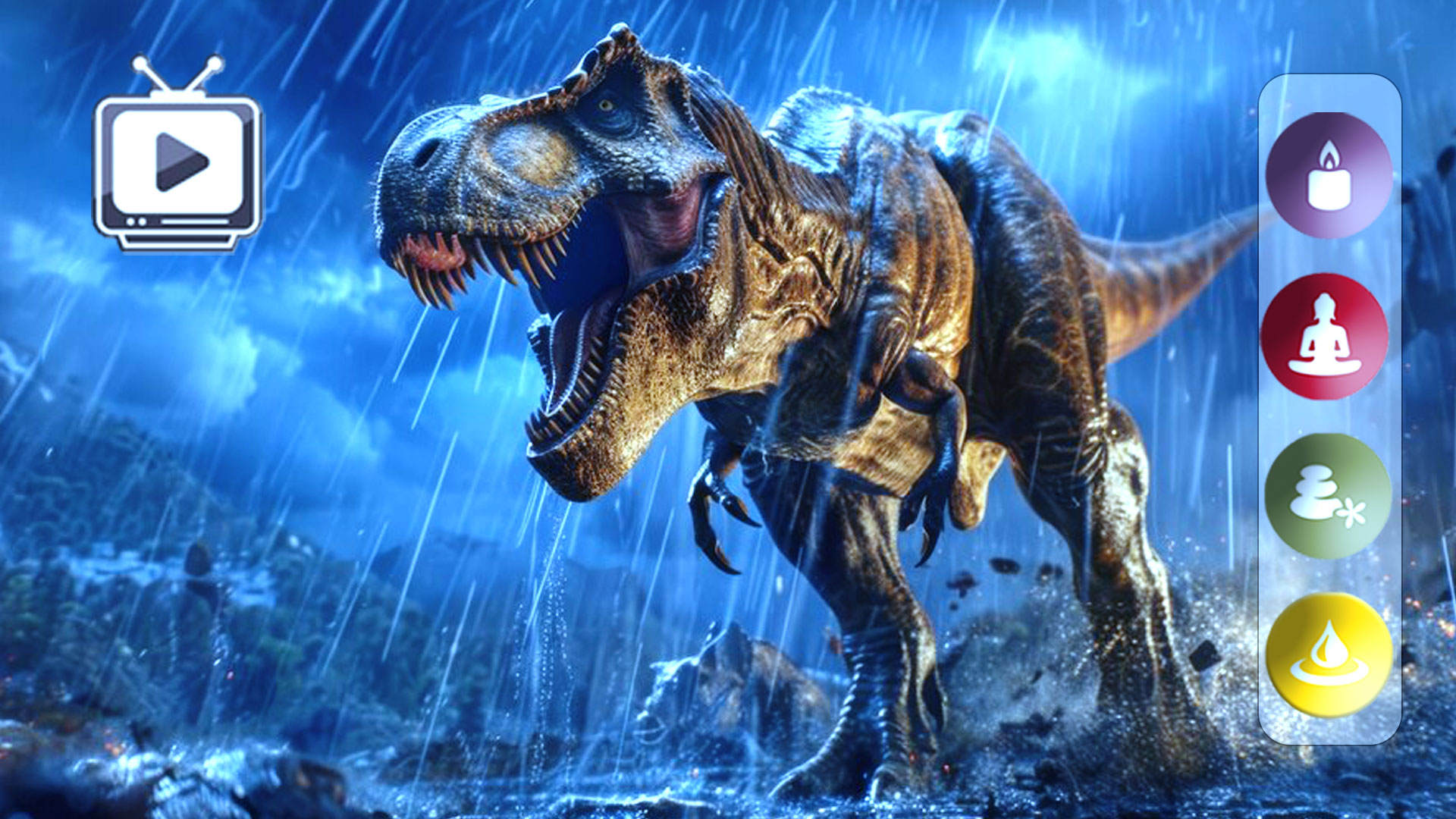T-Rex Dinosaurs Jurassic Jungle Screensaver - App on Amazon Appstore