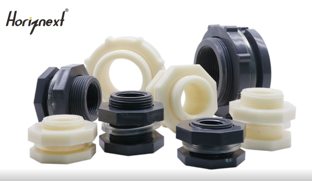 Snapklik.com : Horiznext NPT1-1/2 PVC Bulkhead Fitting, Plastic Pipe ...