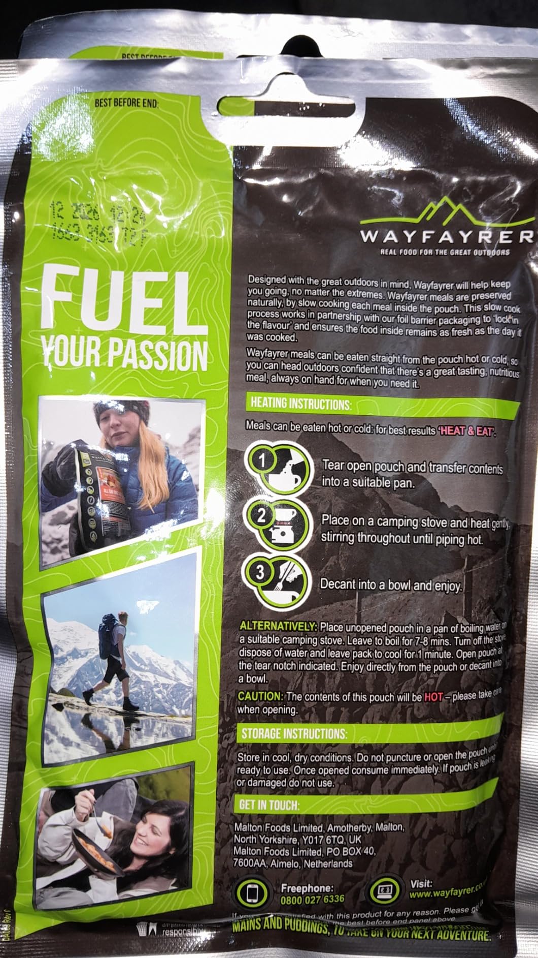 Wayfayrer Ration Packs - 6 Pack - 300g - Wayfarer Meals - Expedition ...
