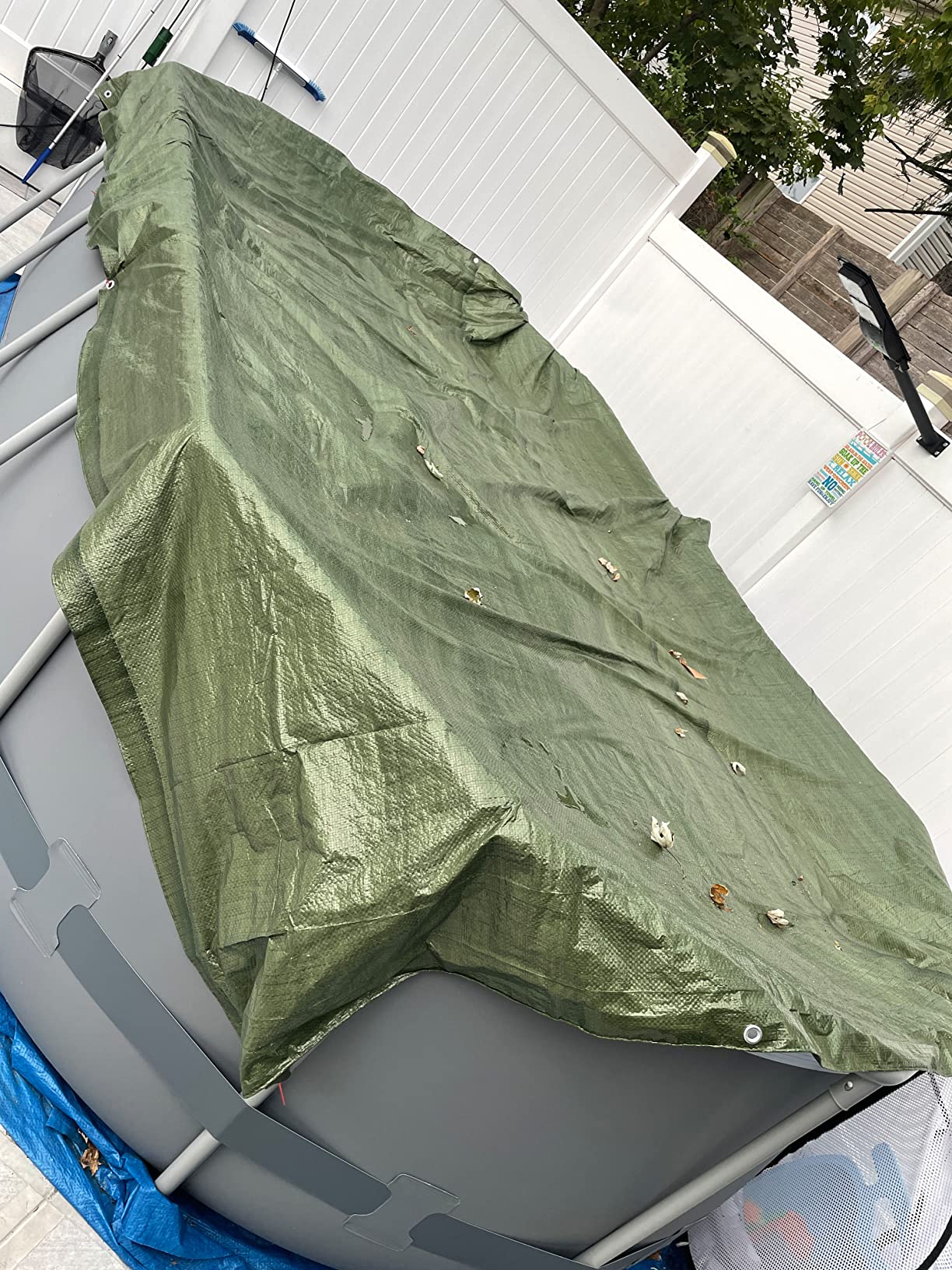 $5/mo - Finance GUARD SHIELD Tarp Blue 10x10 Feet Blue Multi Purpose ...