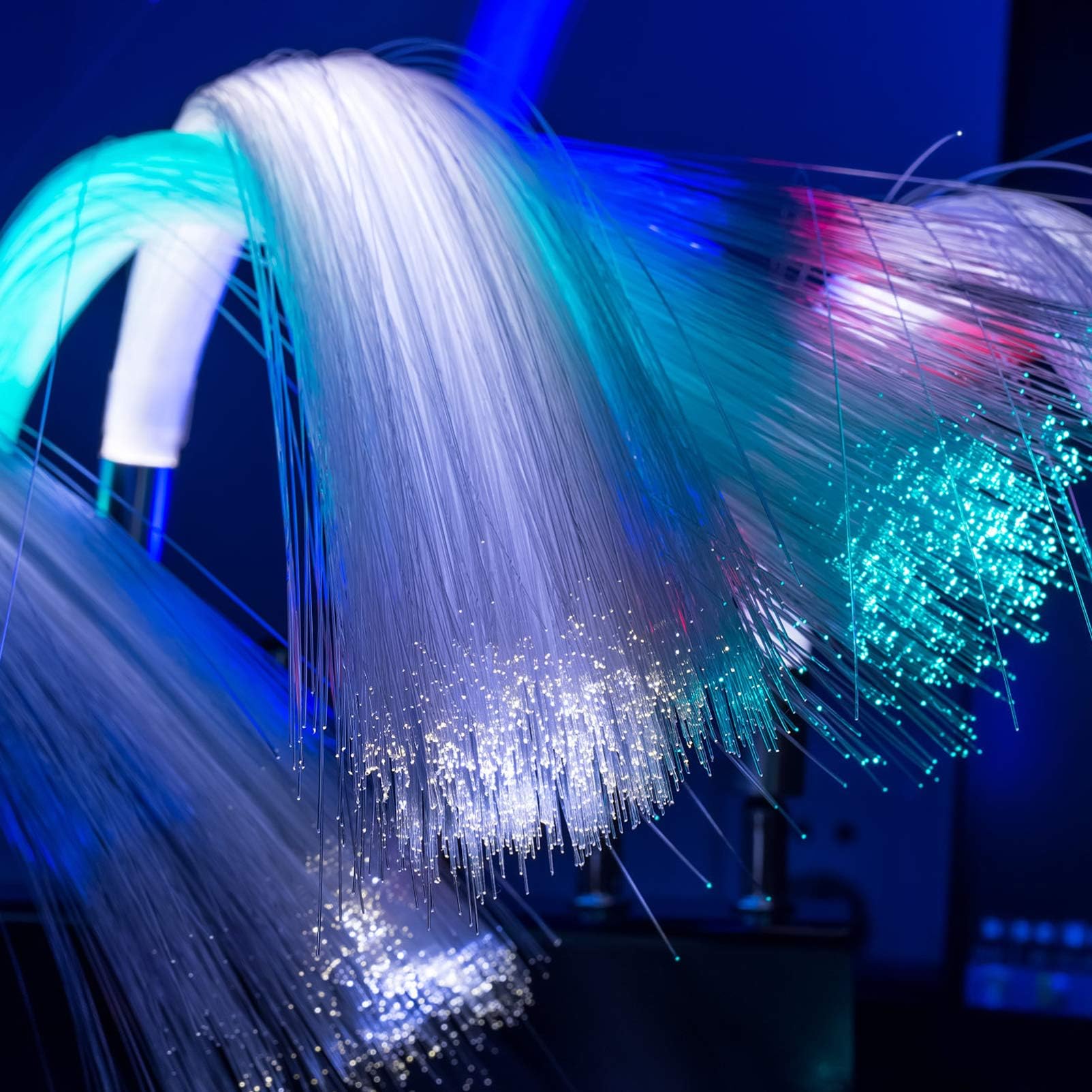 OSALADI Optical Fiber Cable Lights Guiding Fiber Optic Lighting Party ...