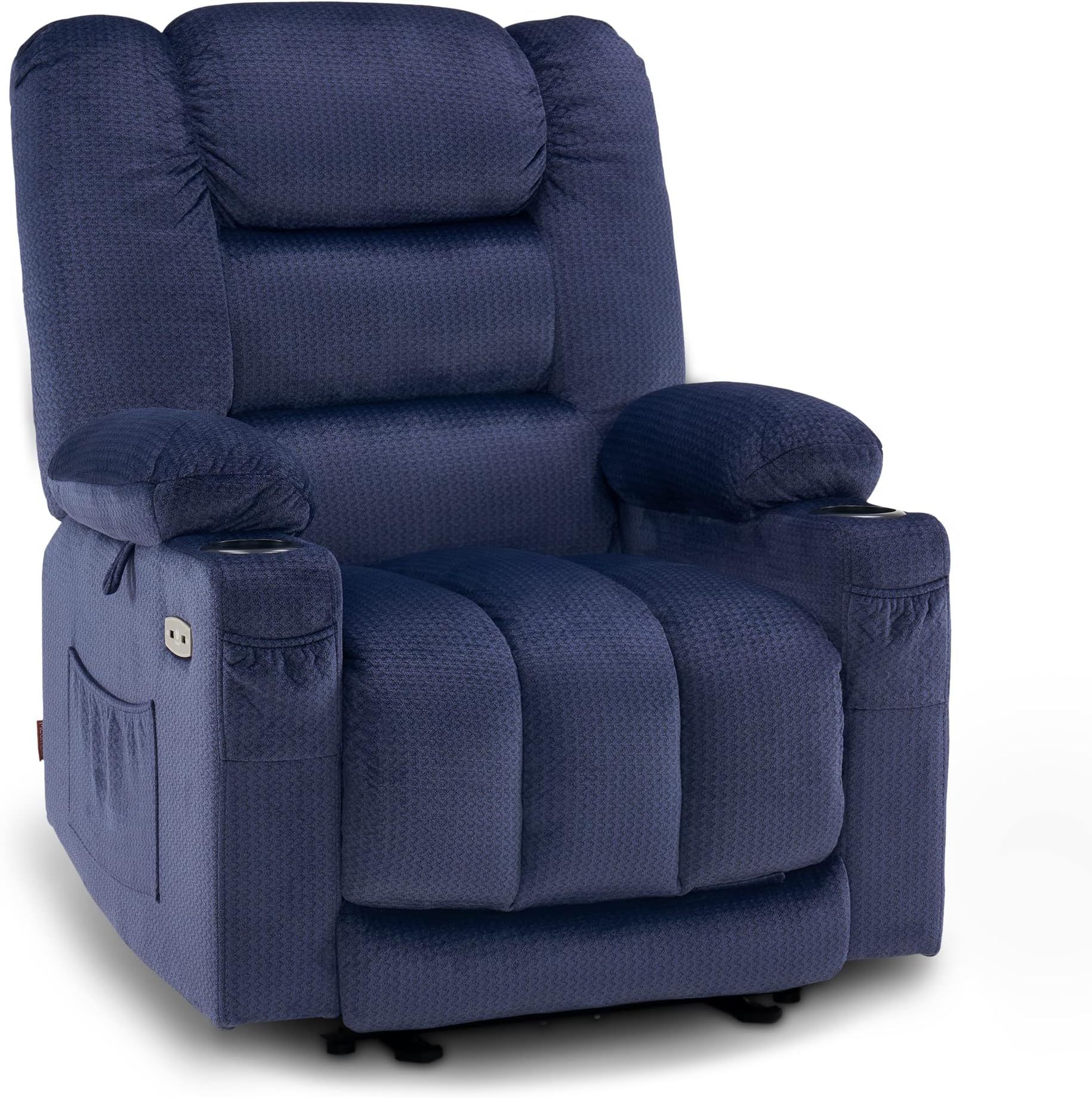 Amazon.com: EMKK Chenille Chair Rocker with Heated 360 Degree Swivel ...