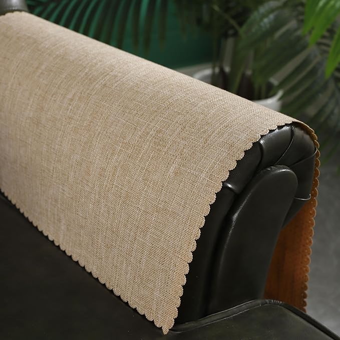 Amazon.com: Hittun Sofa Arm Cover,Non Slip Couch Arm Cover Washable ...