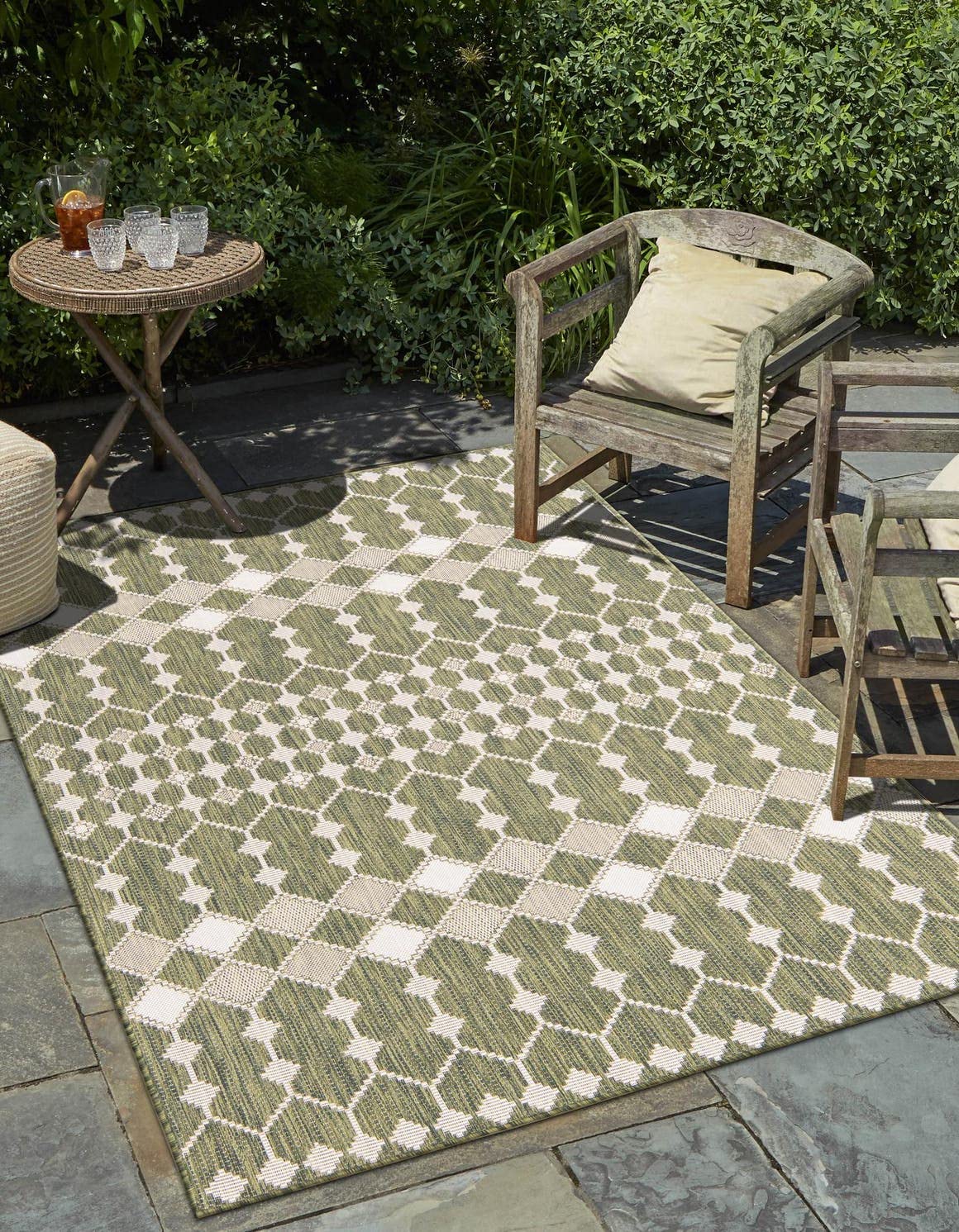 Amazon.com: Unique Loom Outdoor Trellis Collection Area Rug - Traliccio ...