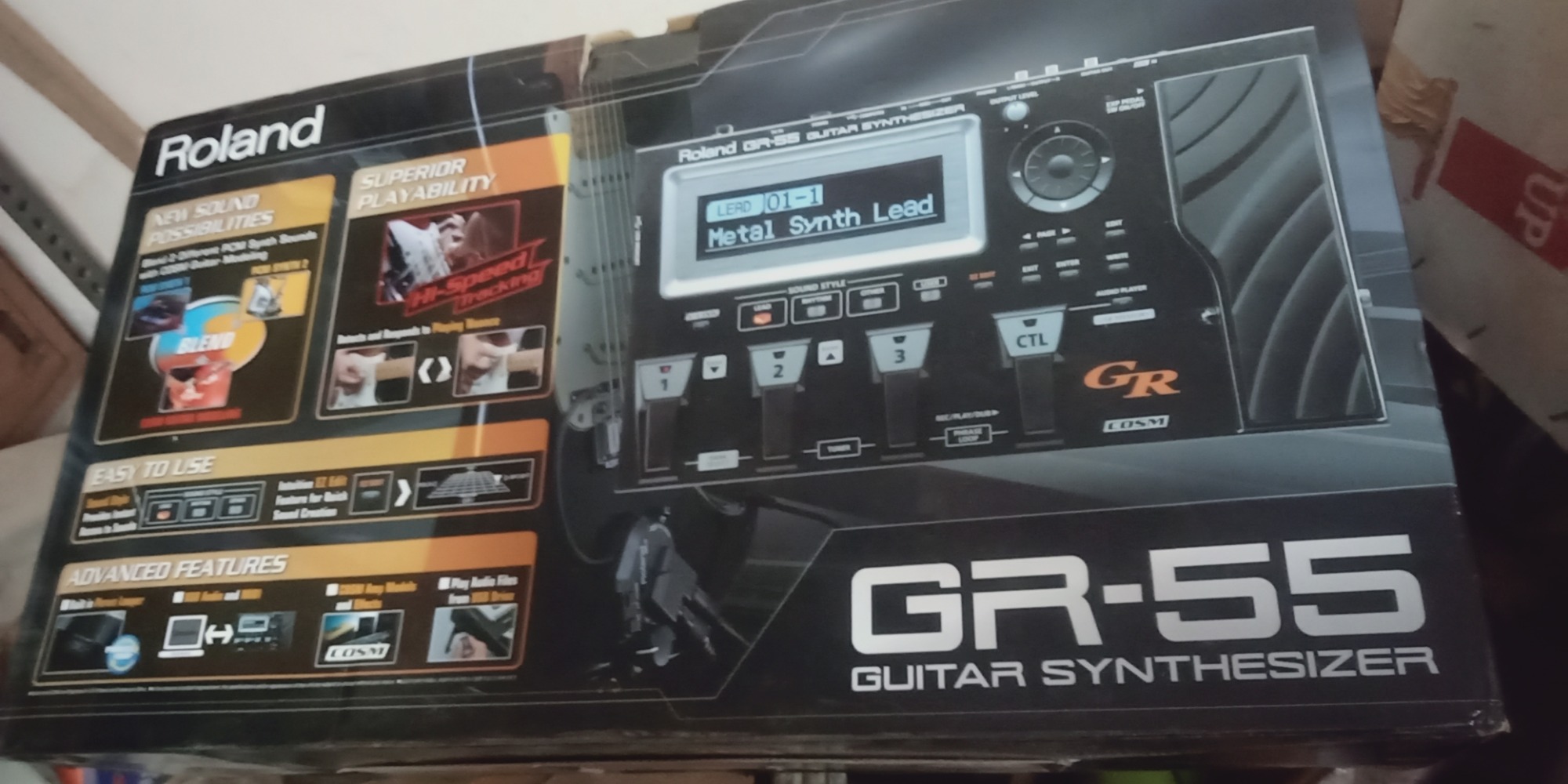 Roland GR-55 Guitar Synth - With GK-3 Pickup Black (GR-55GK-BK ...