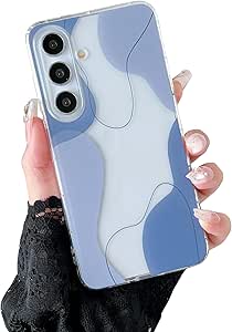 Amazon.com: DEFBSC Compatible with Samsung Galaxy S25 Case, Soft Shaped Art Design with Built-in ...