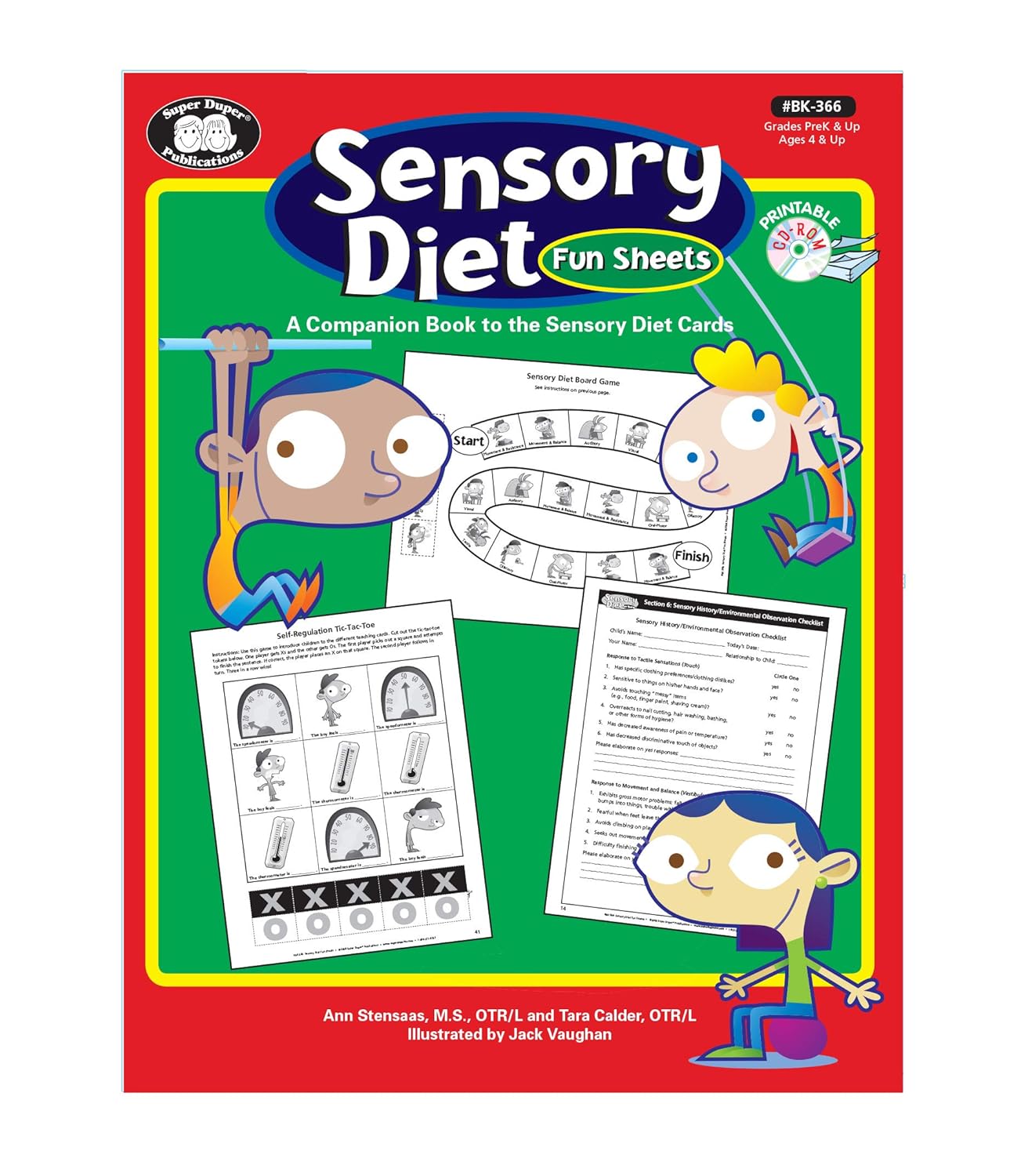 Super Duper Publications Sensory Diet Fun Activity Sheets: A Companion ...
