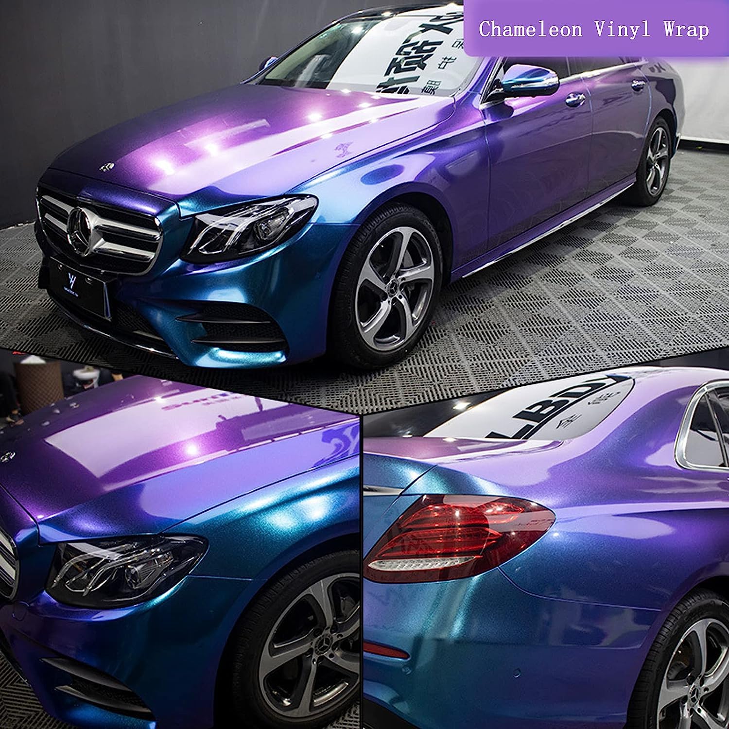 Snapklik.com : Chameleon Glossy Metallic Purple To Blue Vehicle Car ...