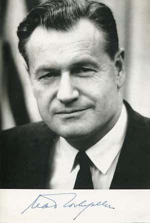 Amazon.com: Nelson Rockefeller US autograph, signed photo : Home & Kitchen