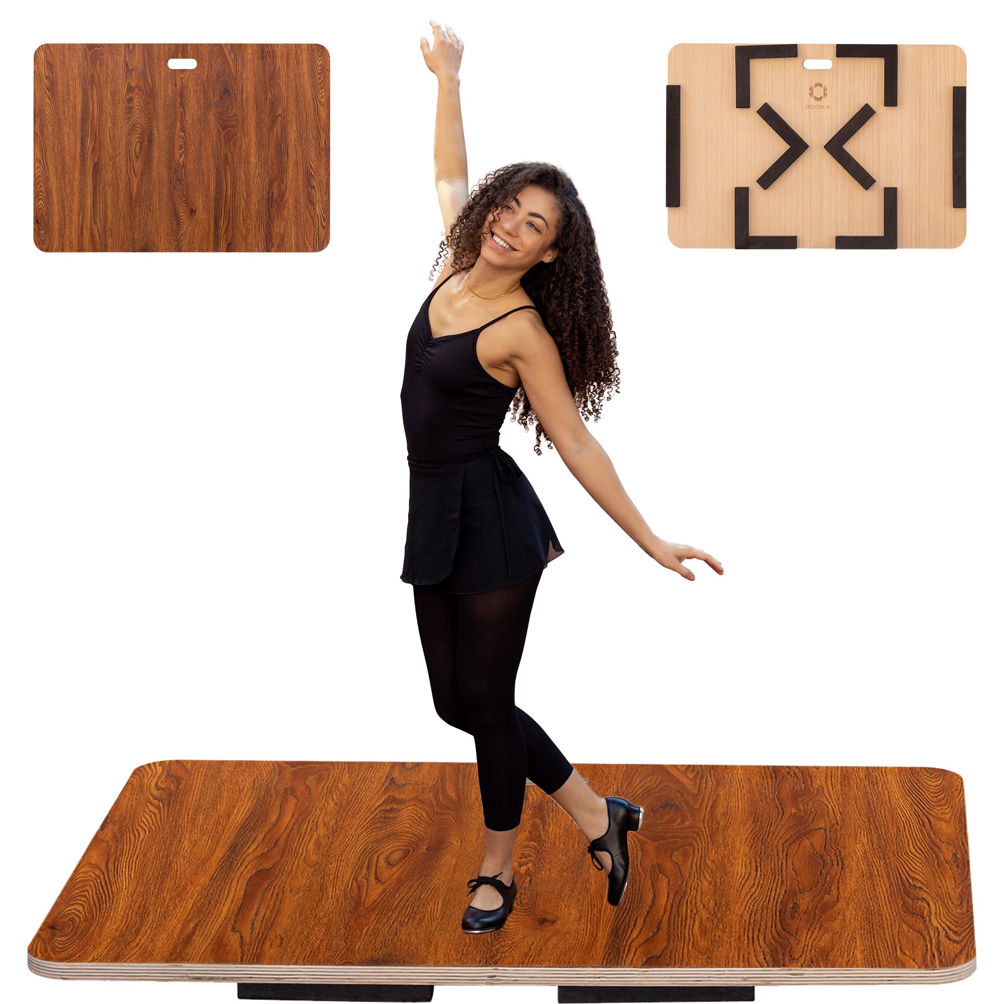 Amazon.com : ODOXIA Tap Board for Tap Dancing | Portable Dance Floor ...