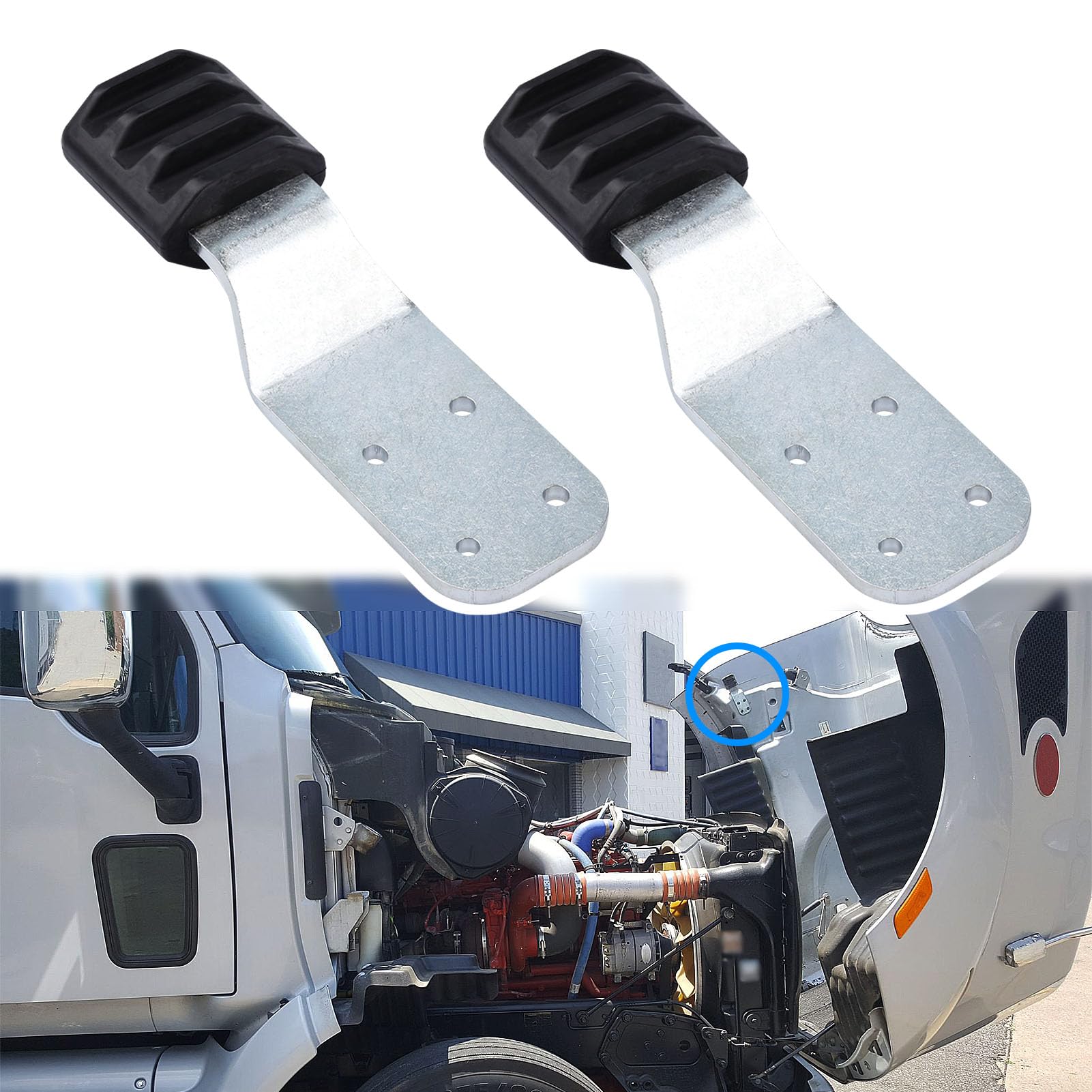 Amazon.com: GYUPTRK 2Pack L11-6220 Hood Guide Bracket Fit for Peterbilt ...