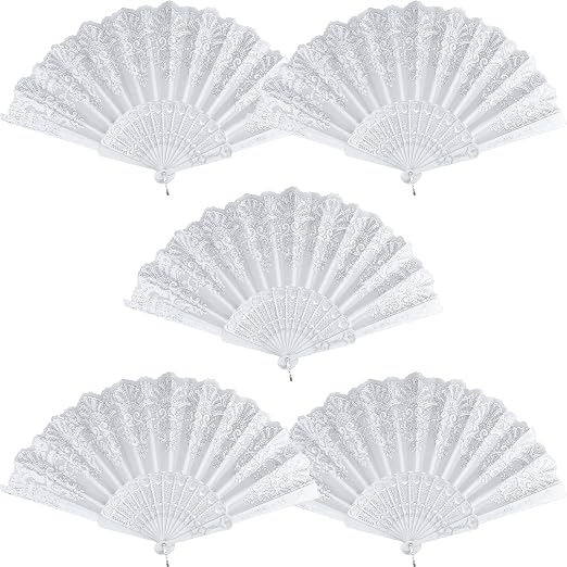 Amazon.com: Hosiwei Spanish Folding Fan, 5 PCS Traditional Retro ...