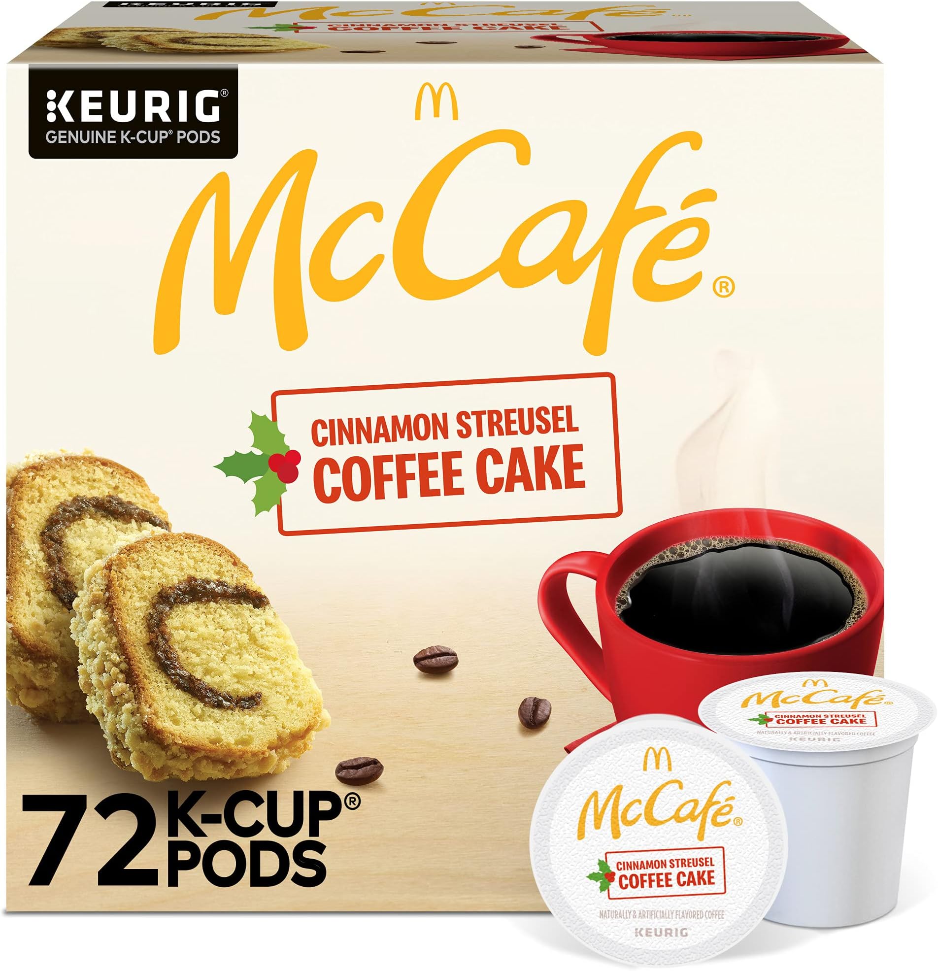 Amazon.com: McCafe Toffee Almond Coffee, Keurig Single Serve K-Cup Pods ...
