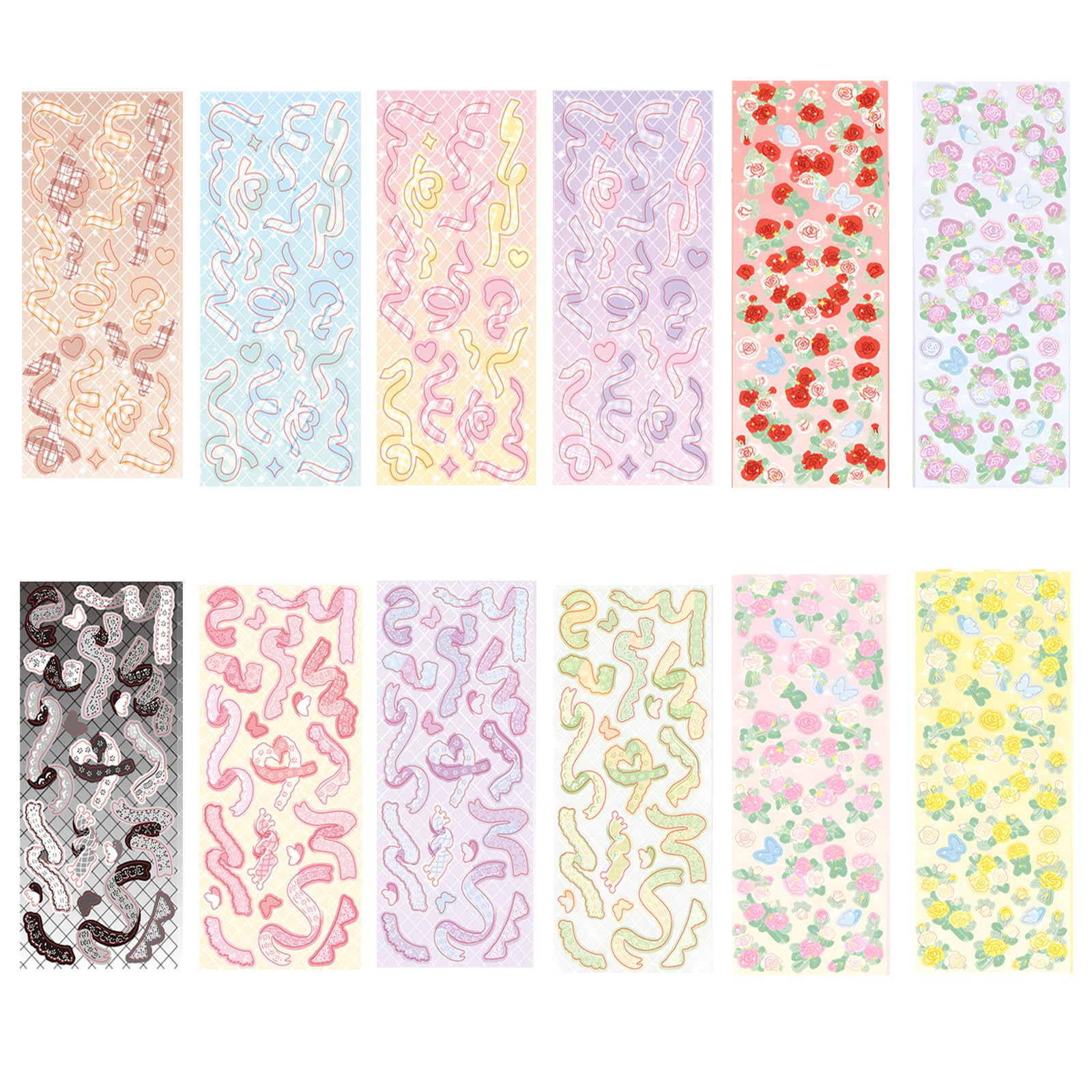 Amazon.com: Korean Stickers Kpop Deco Stickers for Photocard, DANUDON ...