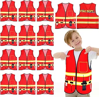 Amazon.com: Panitay 12 Pcs Kids Community Helper Dress up Vest, Boy ...