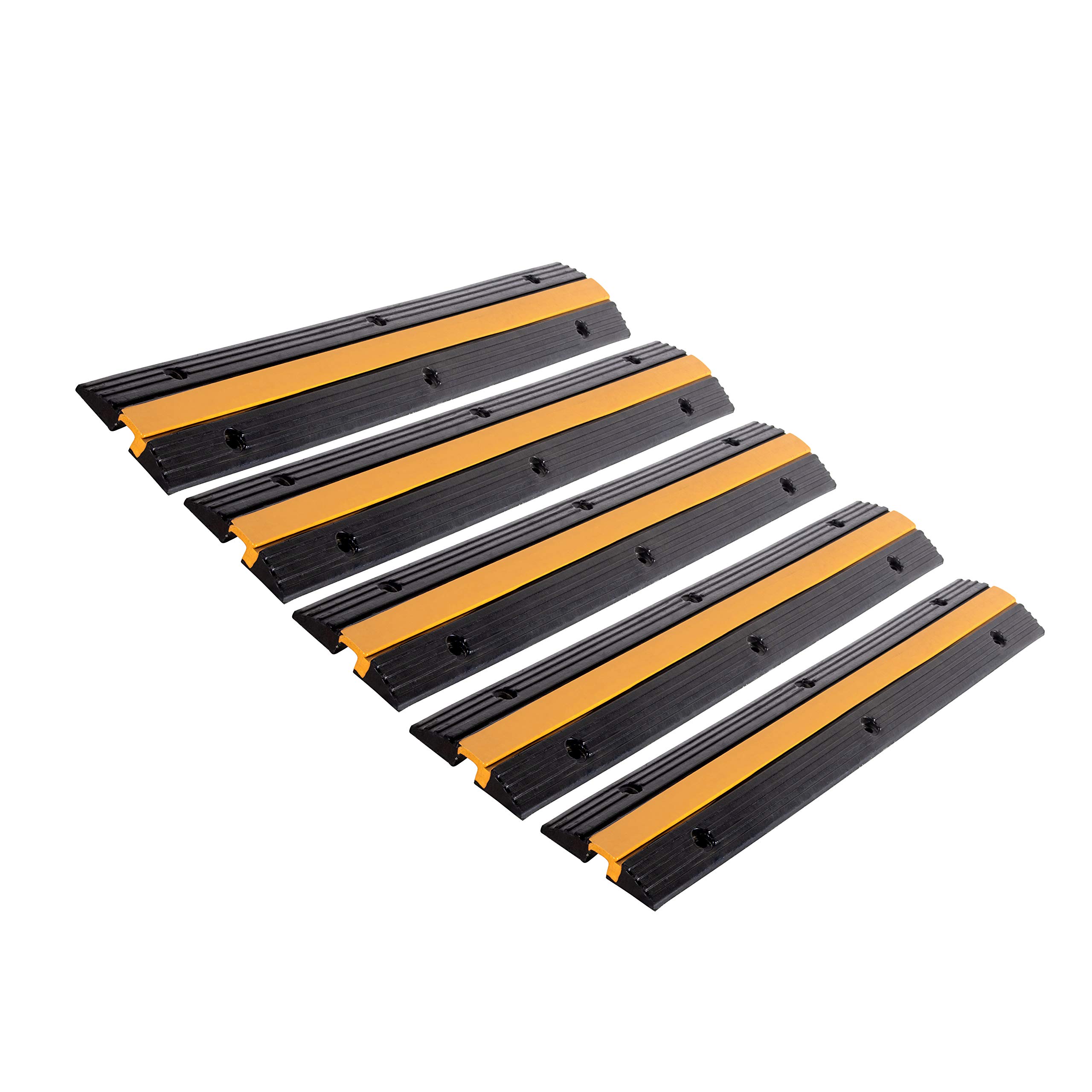 Snapklik.com : 5 Pack Rubber Cable Ramp Hose Cable Protector Ramp 1 ...