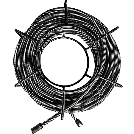 TENADURA Drain Cleaning Cable 100 feet X 3/8 Inch Solid Core Cable ...