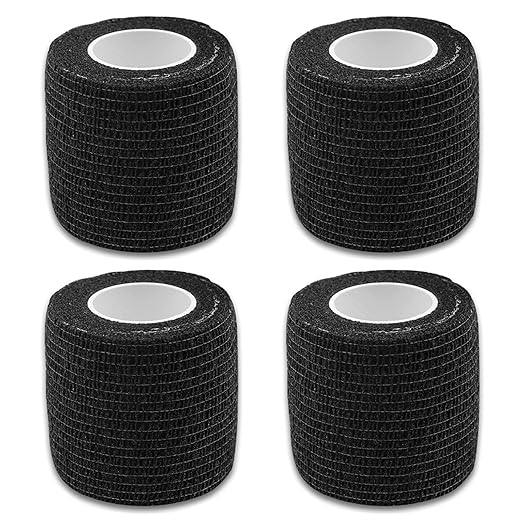 Amazon.com : Self-Adherent Grip Tape Wrap - Lyuxzad 4 Pack Cohesive ...