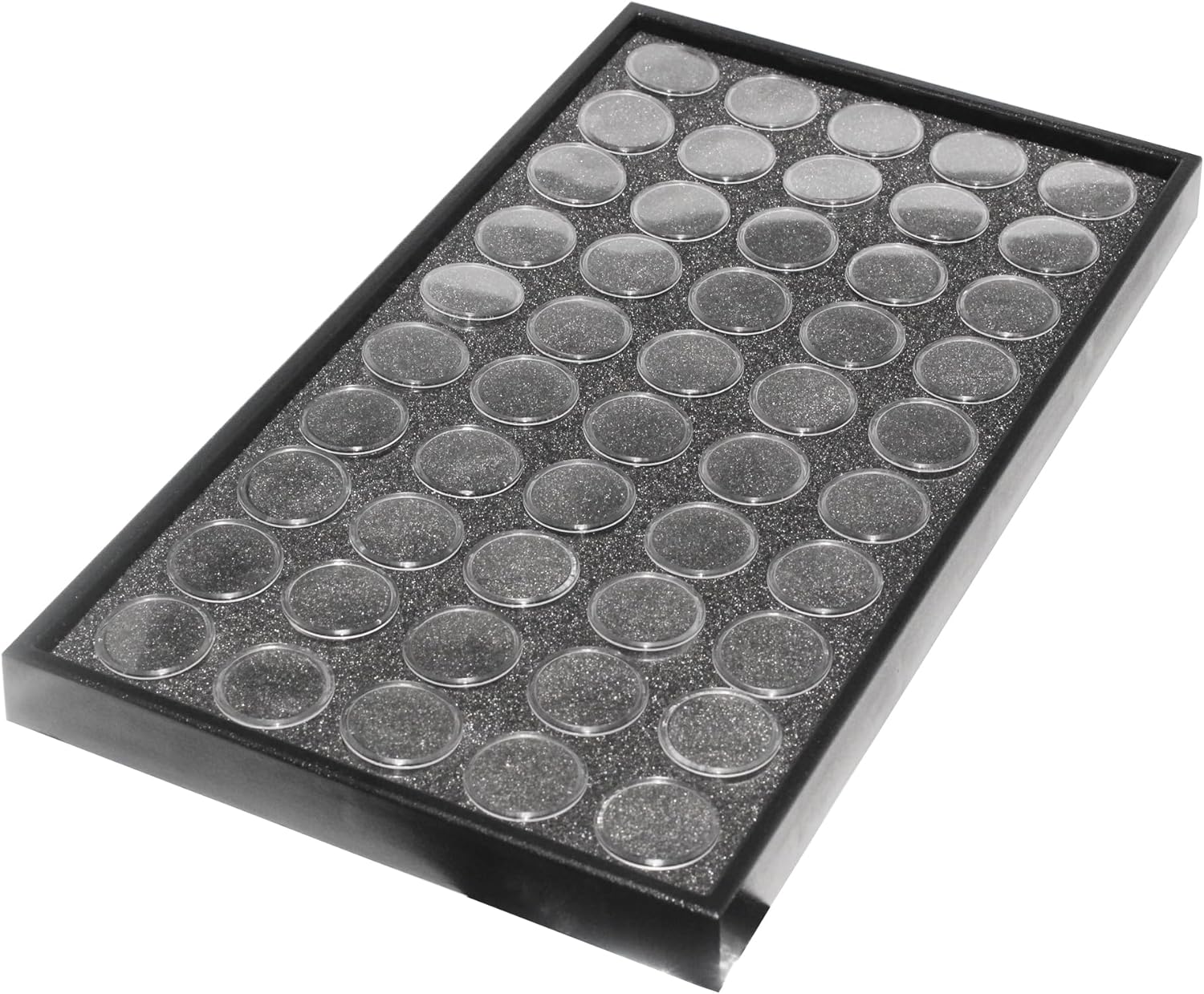 Amazon.com: MIAO JIN Black Foam Gem Jars Showcase, Black Detachable ...